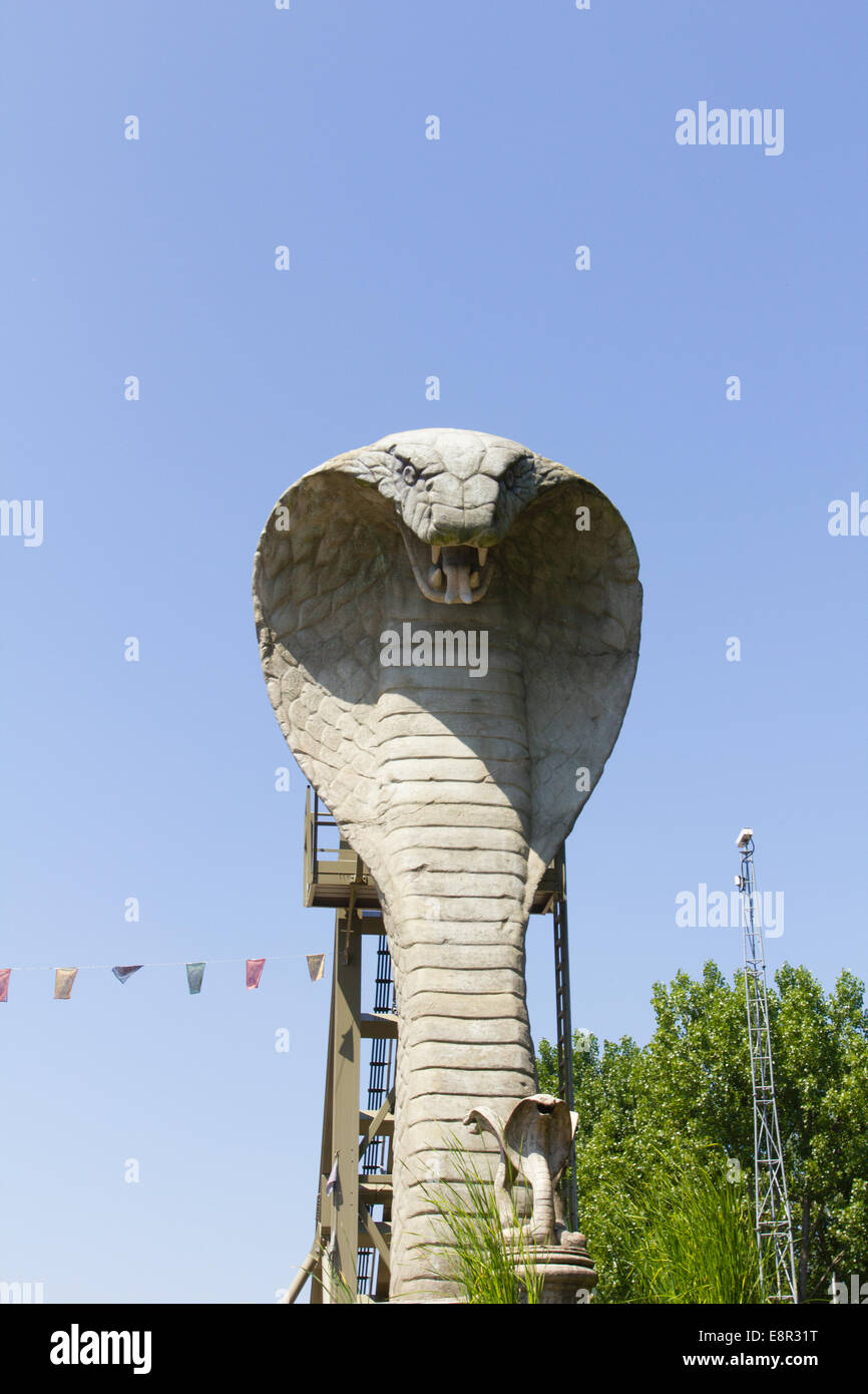 Kobra roller coaster ride at Chessington World of Adventures, Surrey ...