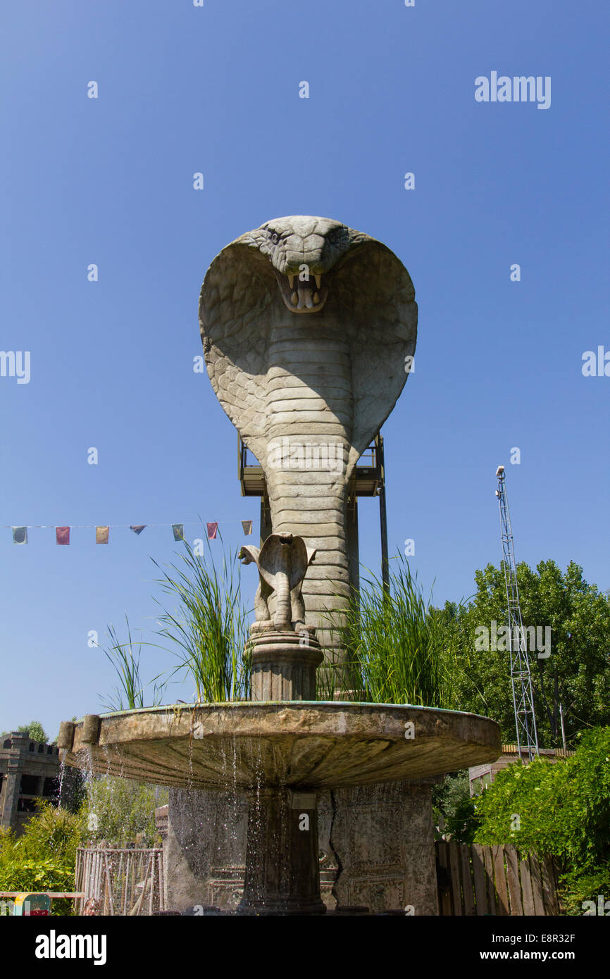 Kobra roller coaster ride at Chessington World of Adventures, Surrey ...