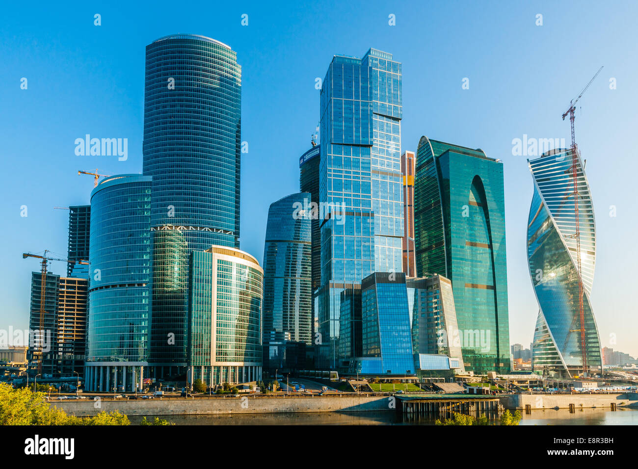 International Business Center Moscow-City. Tower On Embankment (left ...