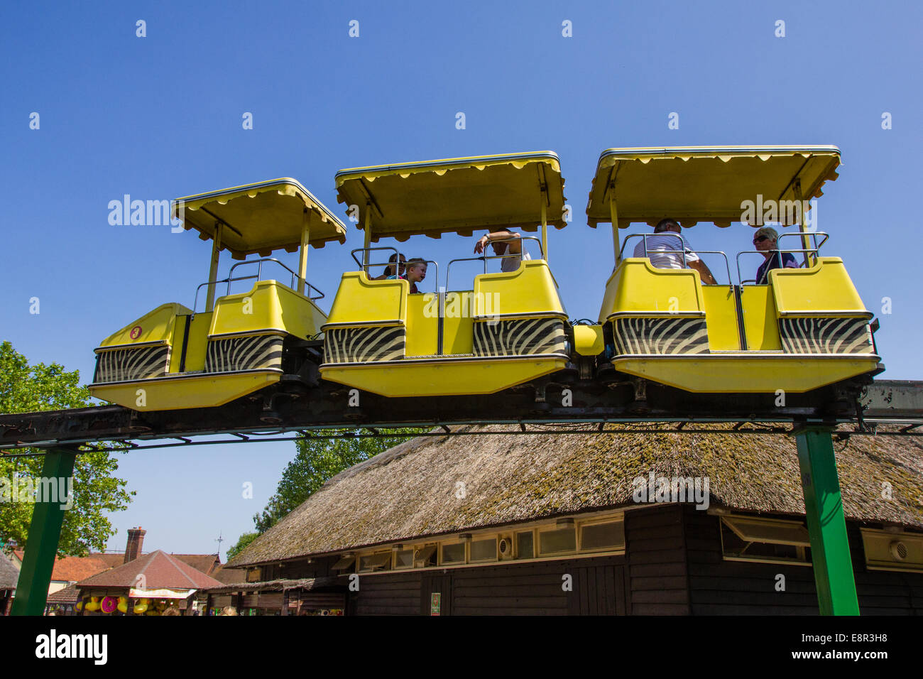 Safari Skyway monorail, Chessington World of Adventures, Surrey ...