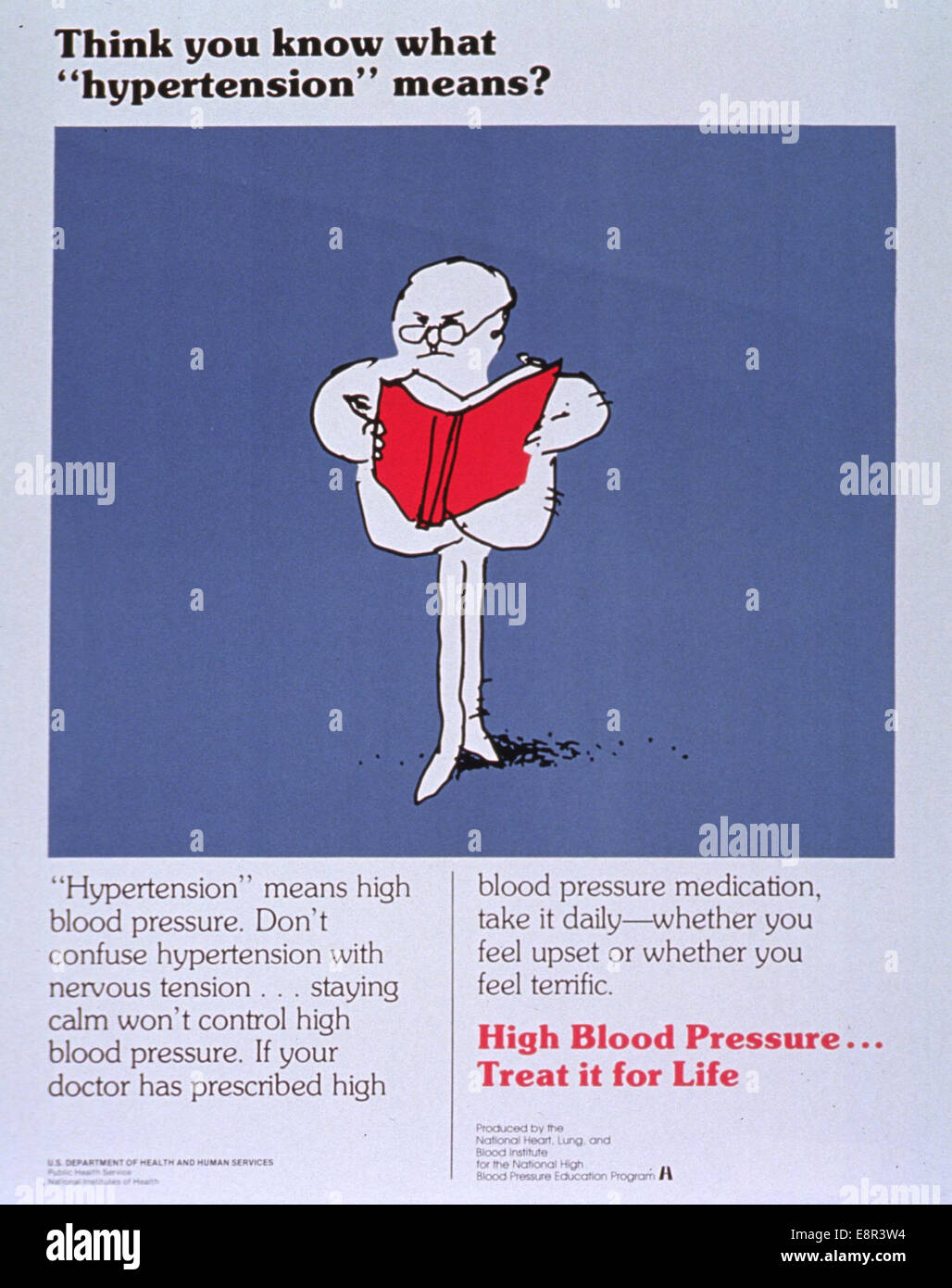 High blood pressure poster hi-res stock photography and images - Alamy