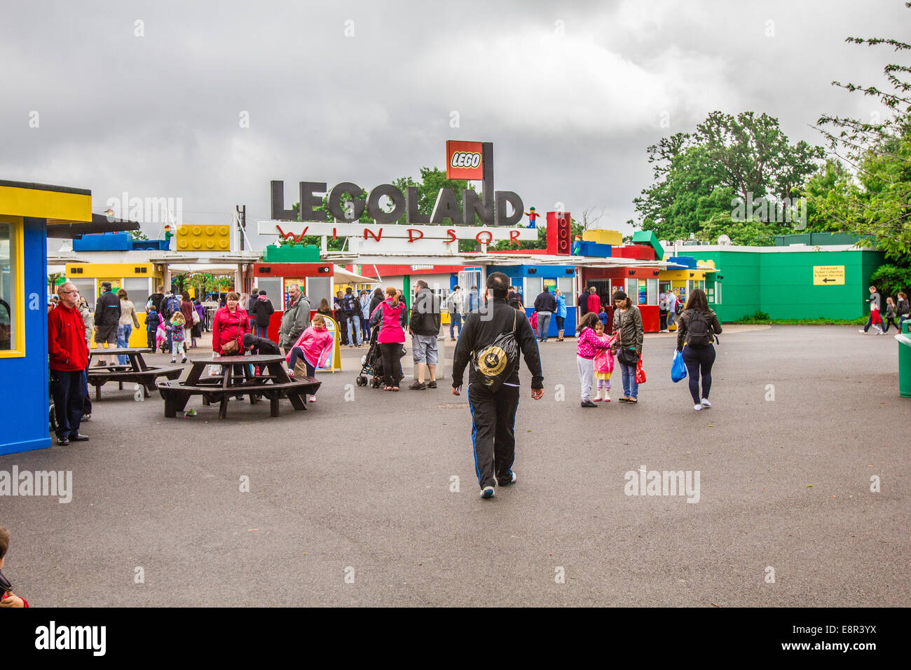 Entrance to Legoland, Windsor, Berkshire, United Kingdom Stock Photo ...