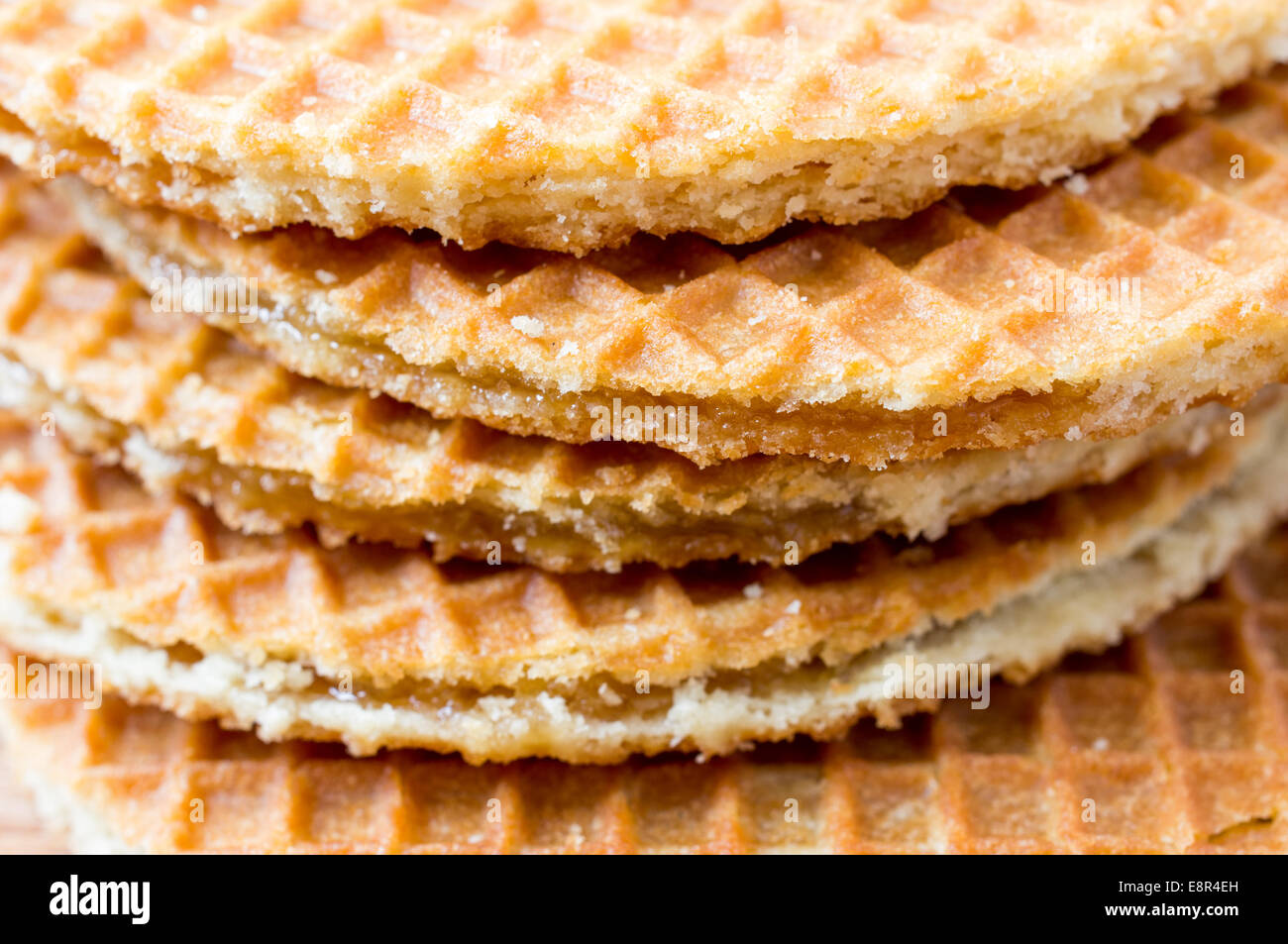Round waffles hi-res stock photography and images - Alamy