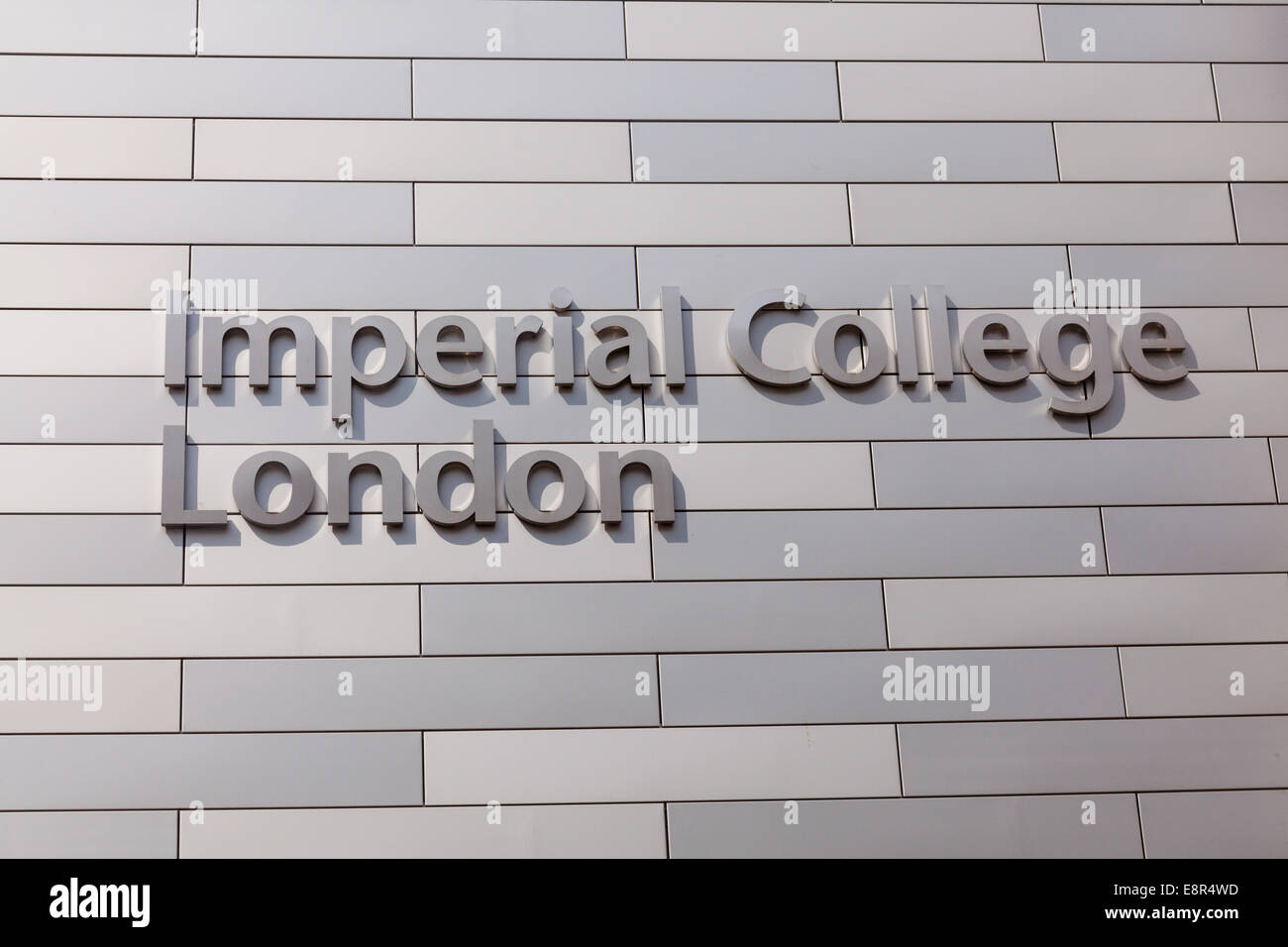 Imperial College London sign, Kensington , London, England, United ...