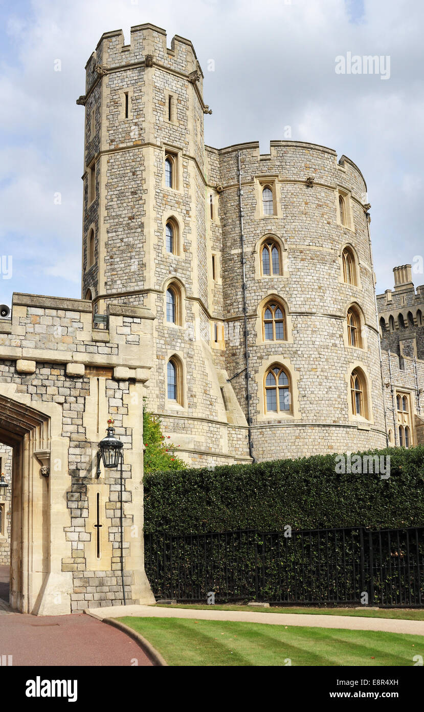 Historic Royal Windsor Castle in the County of Berkshire, UK Stock ...