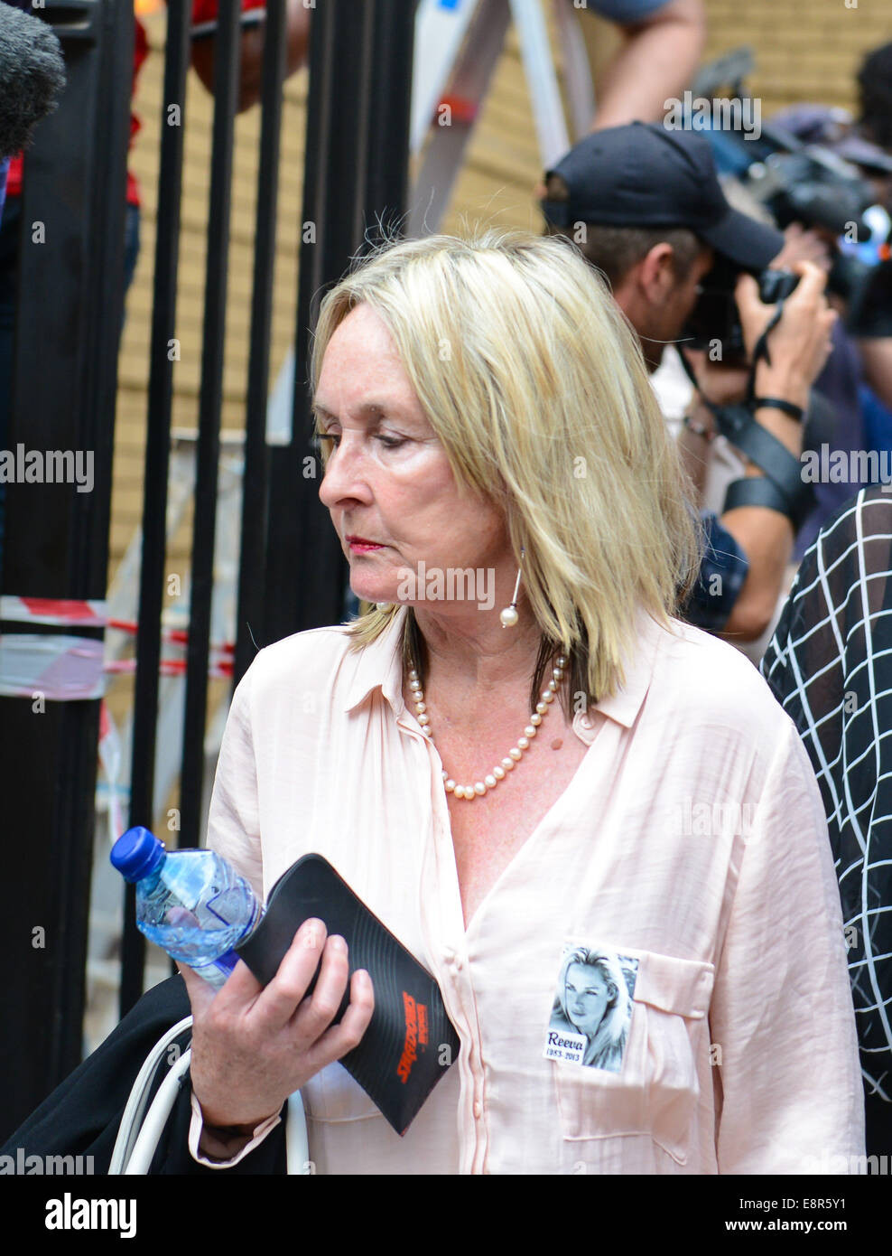 Pretoria, South Africa. 13th Oct, 2014. Reeva Steenkamp's mother June ...