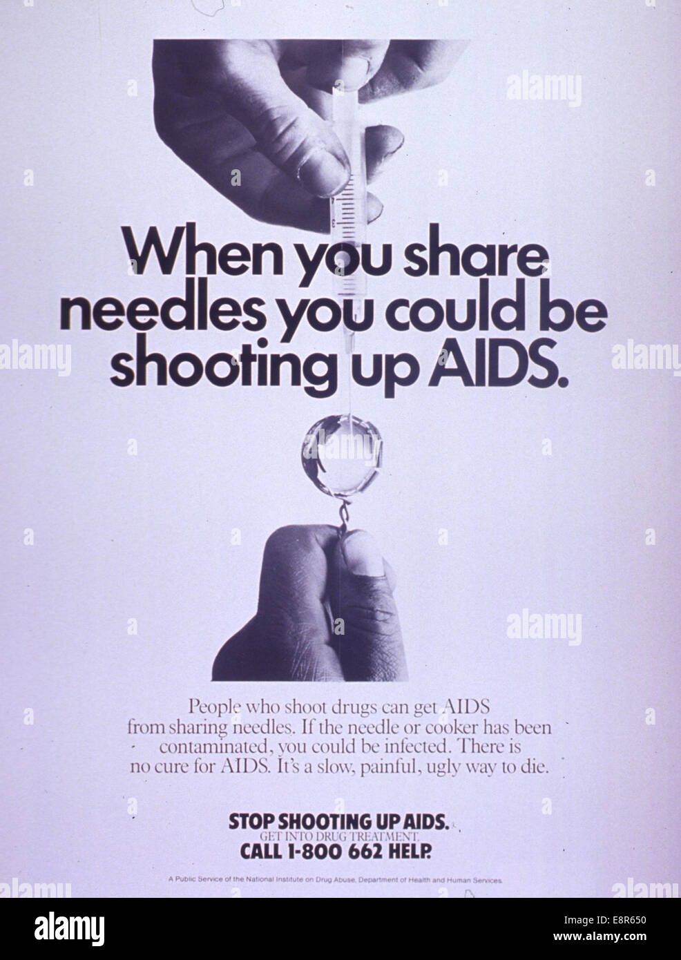 A poster created by the National Institute on Drug Abuse, displaying a ...