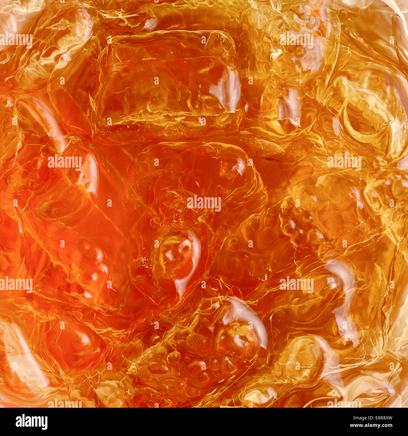 Iced Tea close up Stock Photo - Alamy