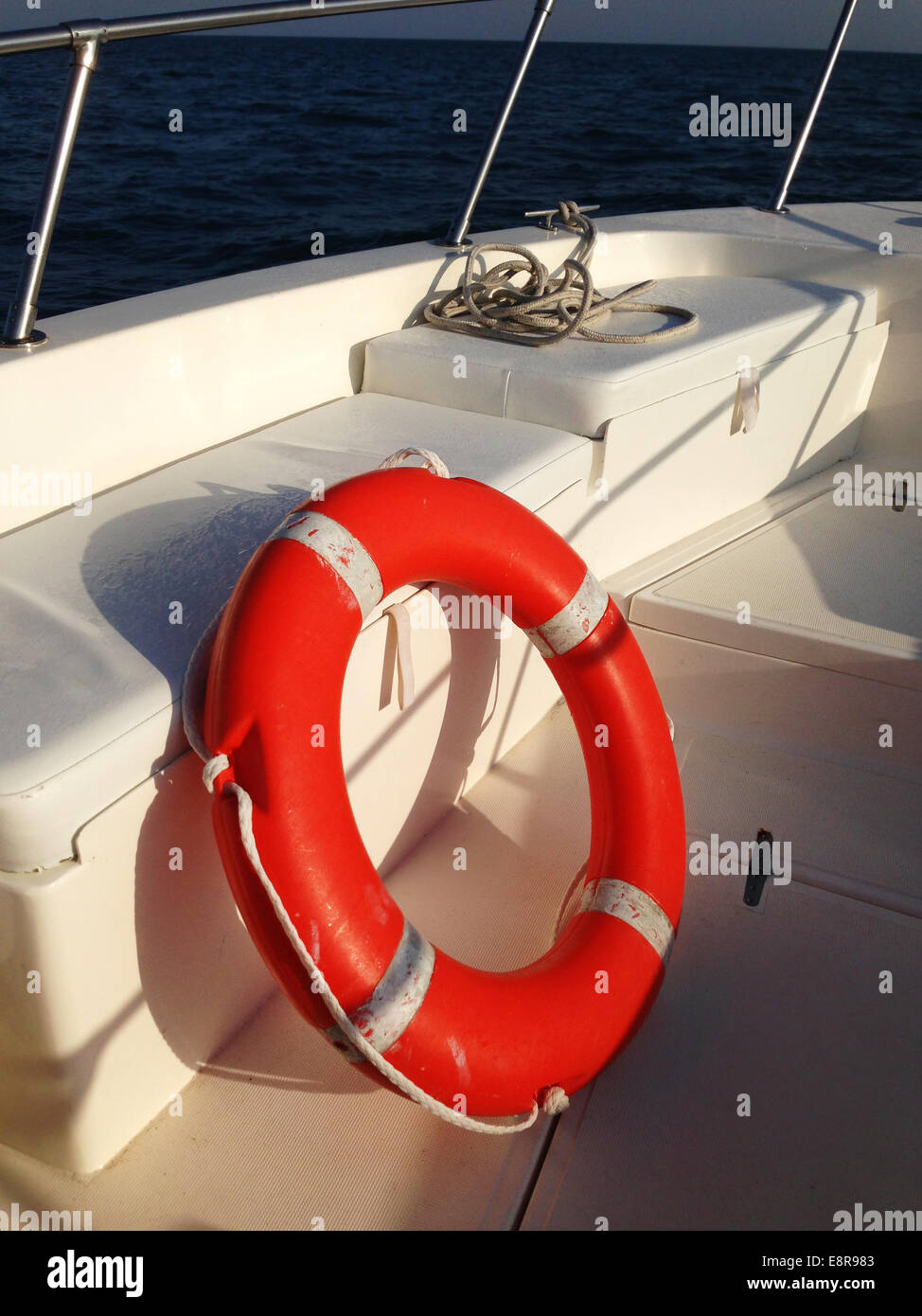 Lifesaver belt close up hi-res stock photography and images - Alamy