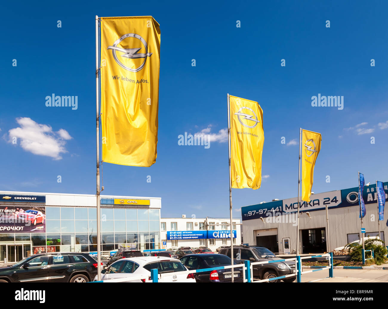 Office of official dealer Opel. Opel is a German automobile ...