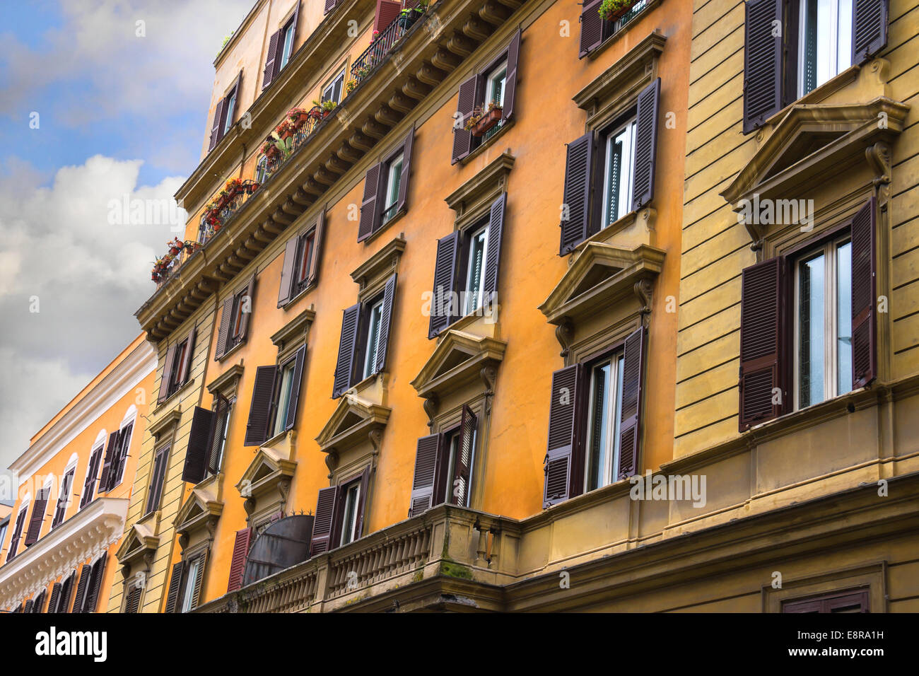 Beautiful house in Rome, Italy Stock Photo - Alamy