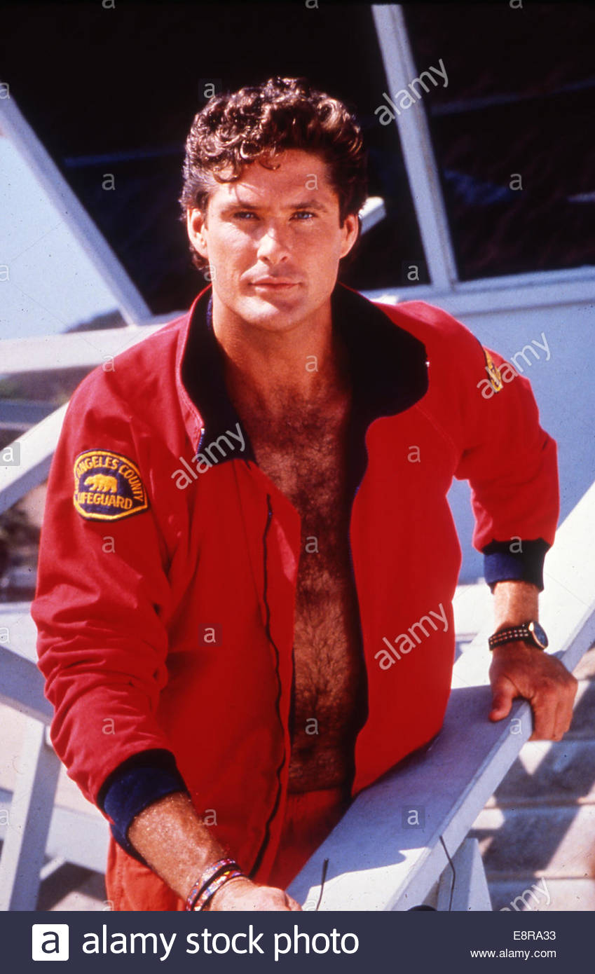 BAYWATCH US TV series with David Hasselhoff about 1990 Stock Photo ...