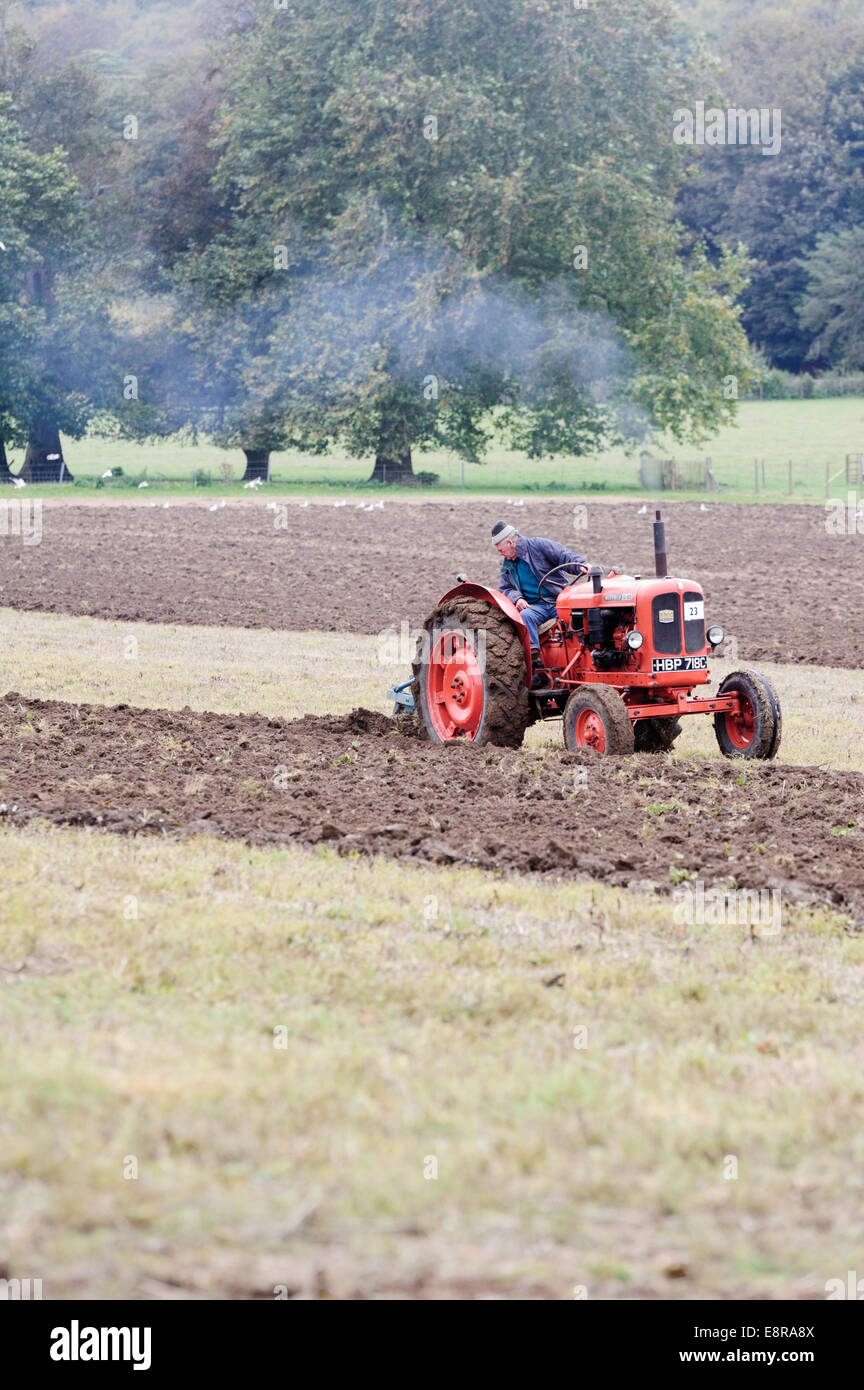 Vintage nuffield tractor hi-res stock photography and images - Alamy