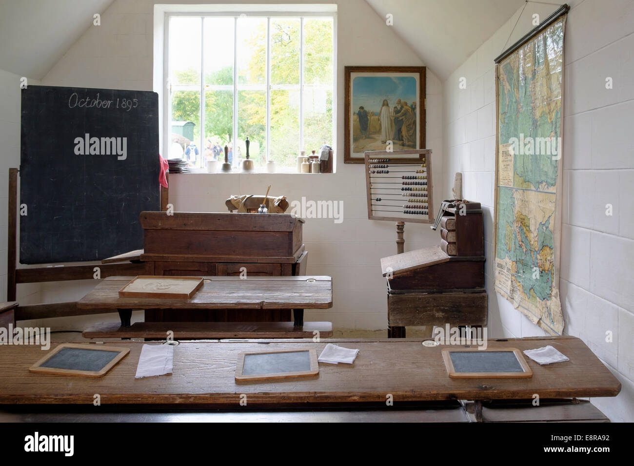 Wall map school hi-res stock photography and images - Alamy