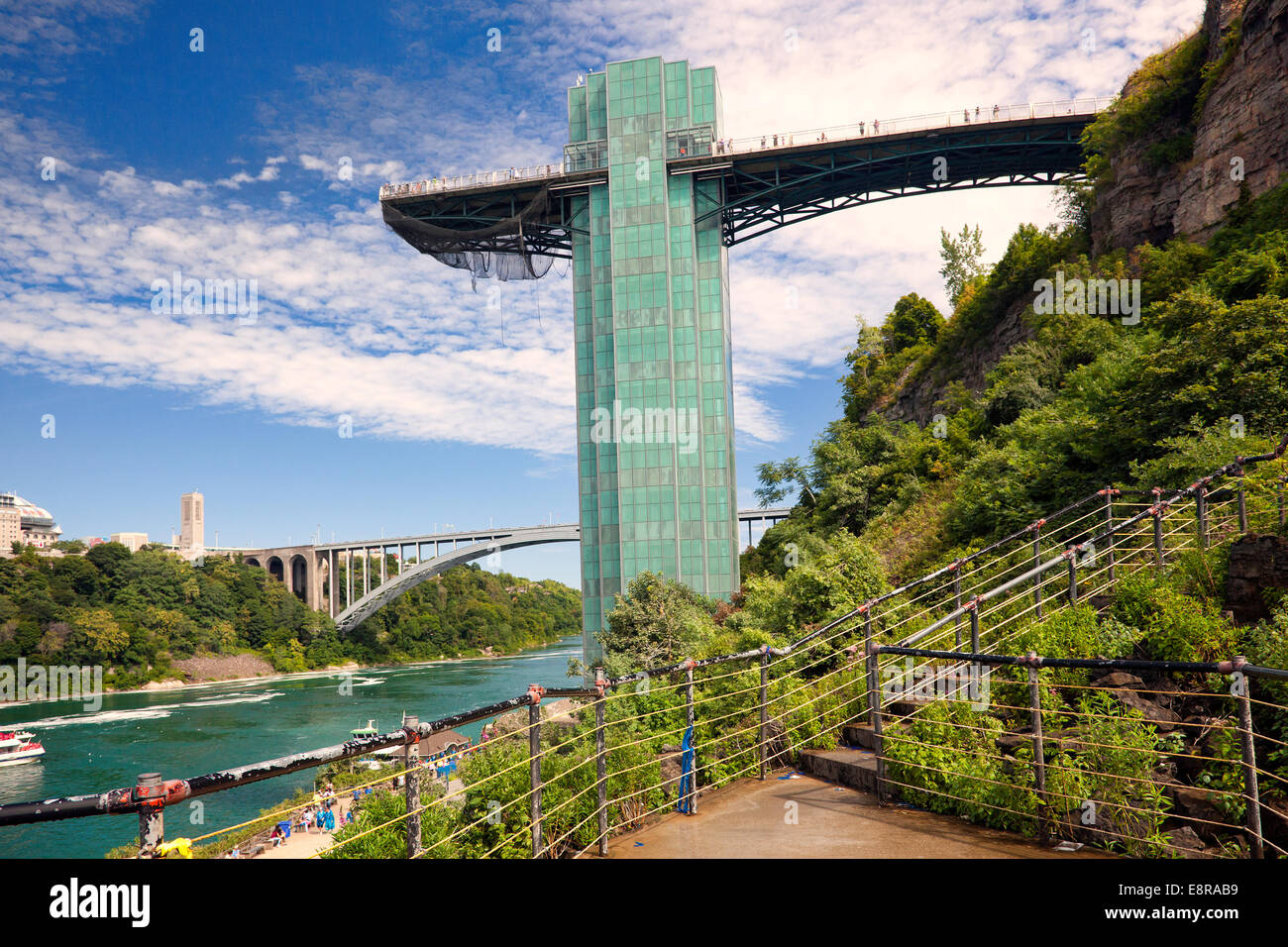 The american niagara falls seen from goat island hi-res stock ...