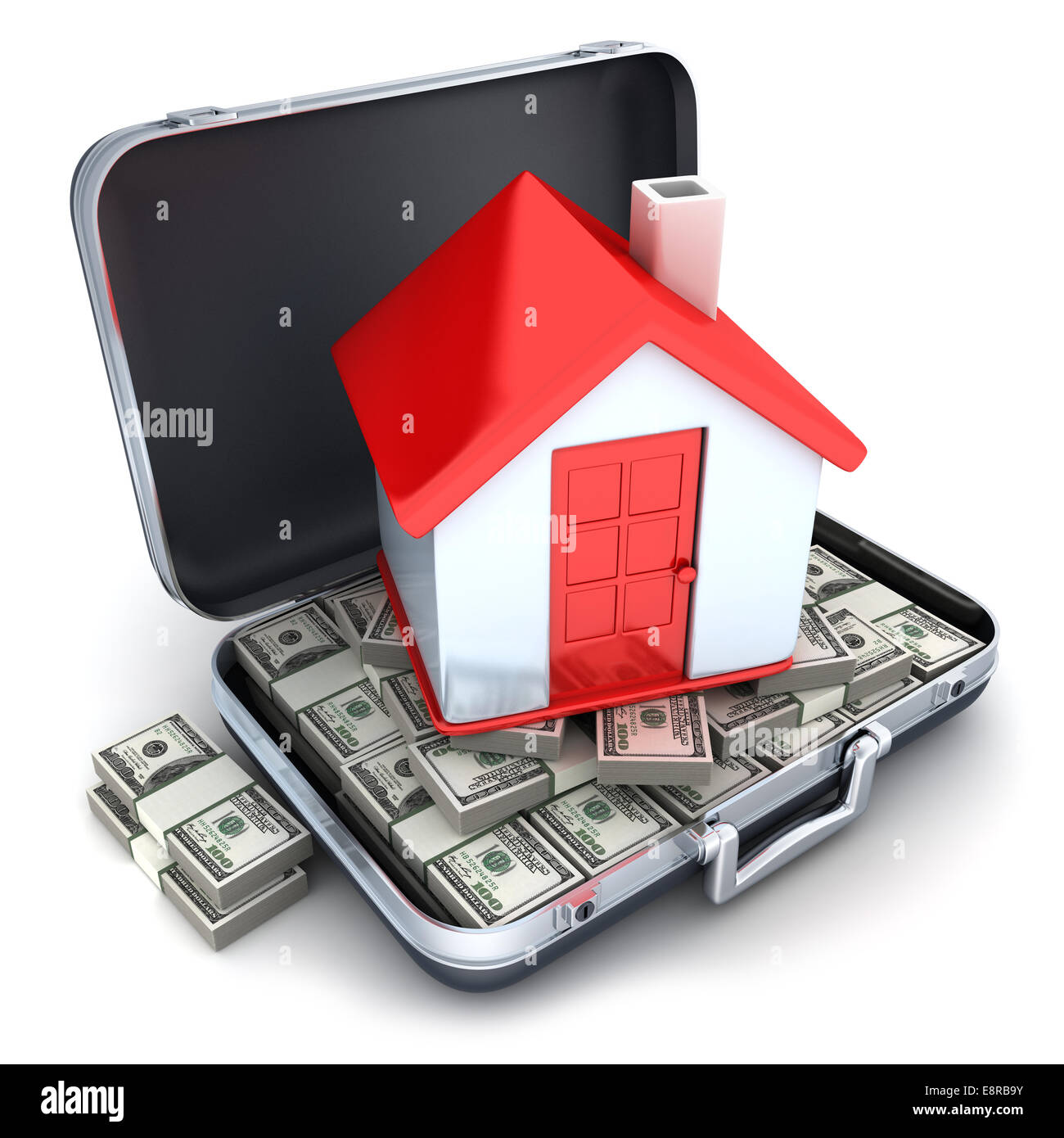 Abstract Housing improvement (done in 3d Stock Photo - Alamy