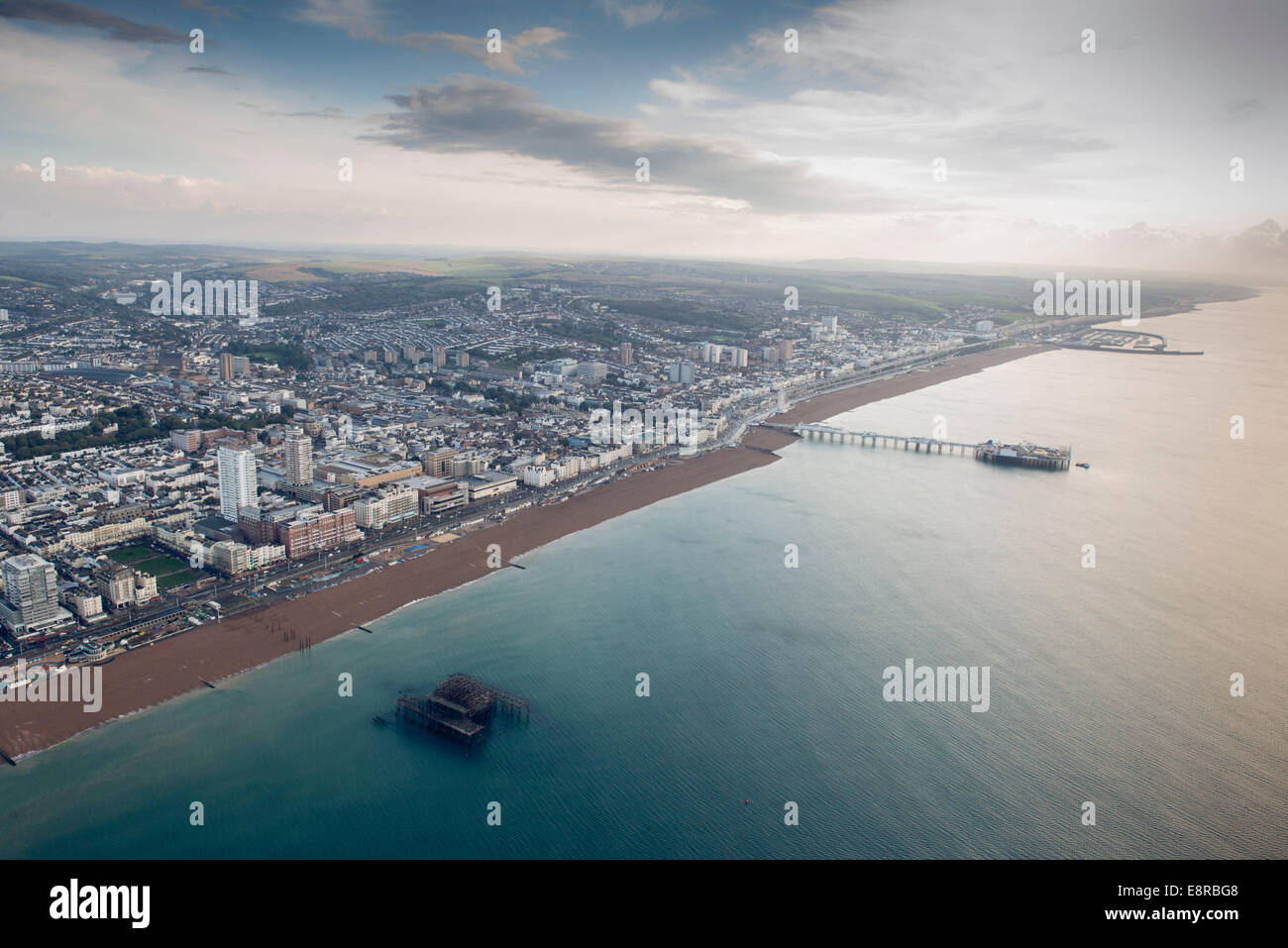 Aerial view brighton marina in hi-res stock photography and images - Alamy