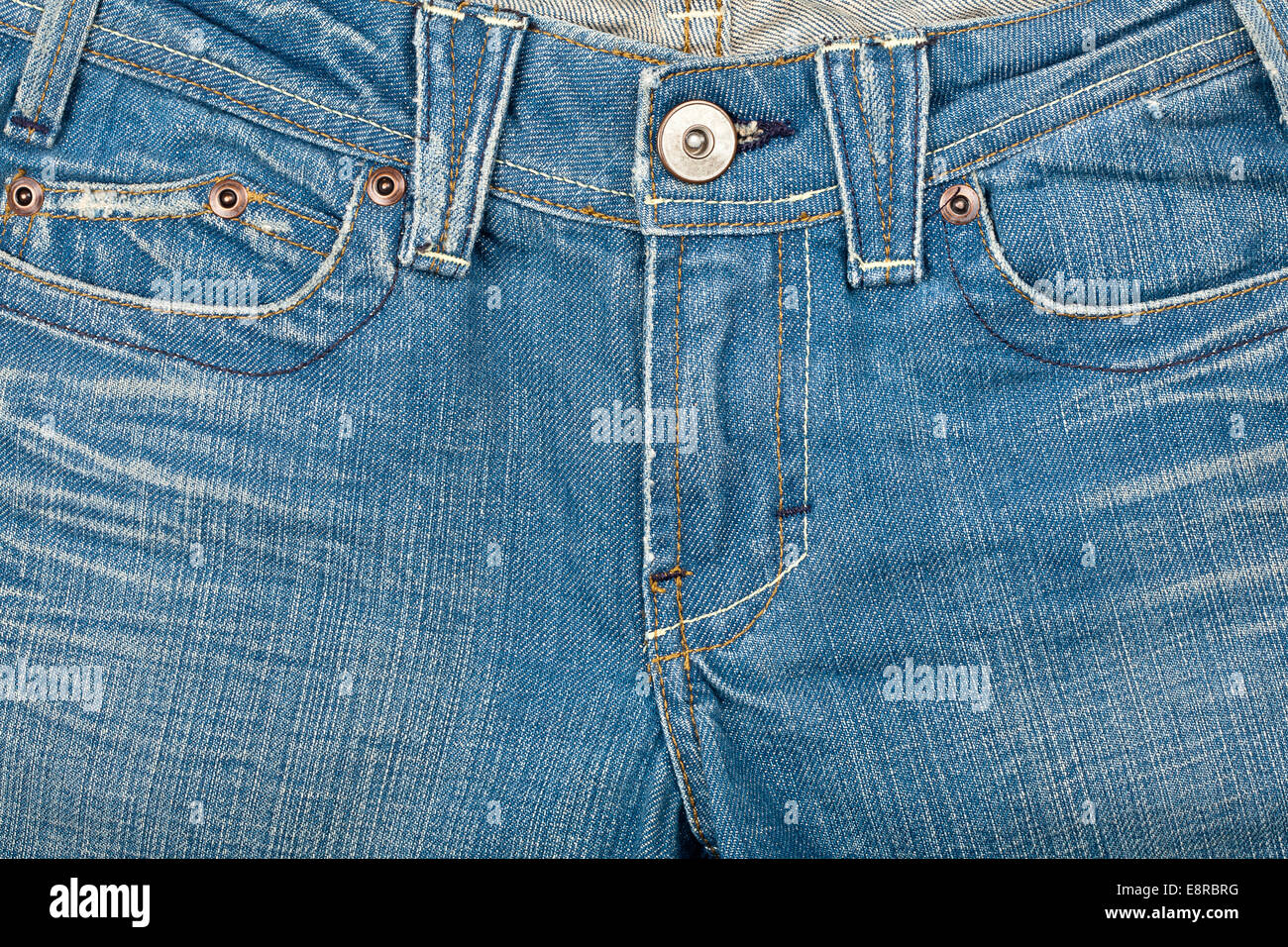 Blue jeans front detail hi-res stock photography and images - Alamy