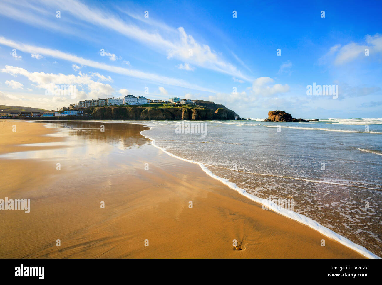 Perranporth beach hi-res stock photography and images - Alamy