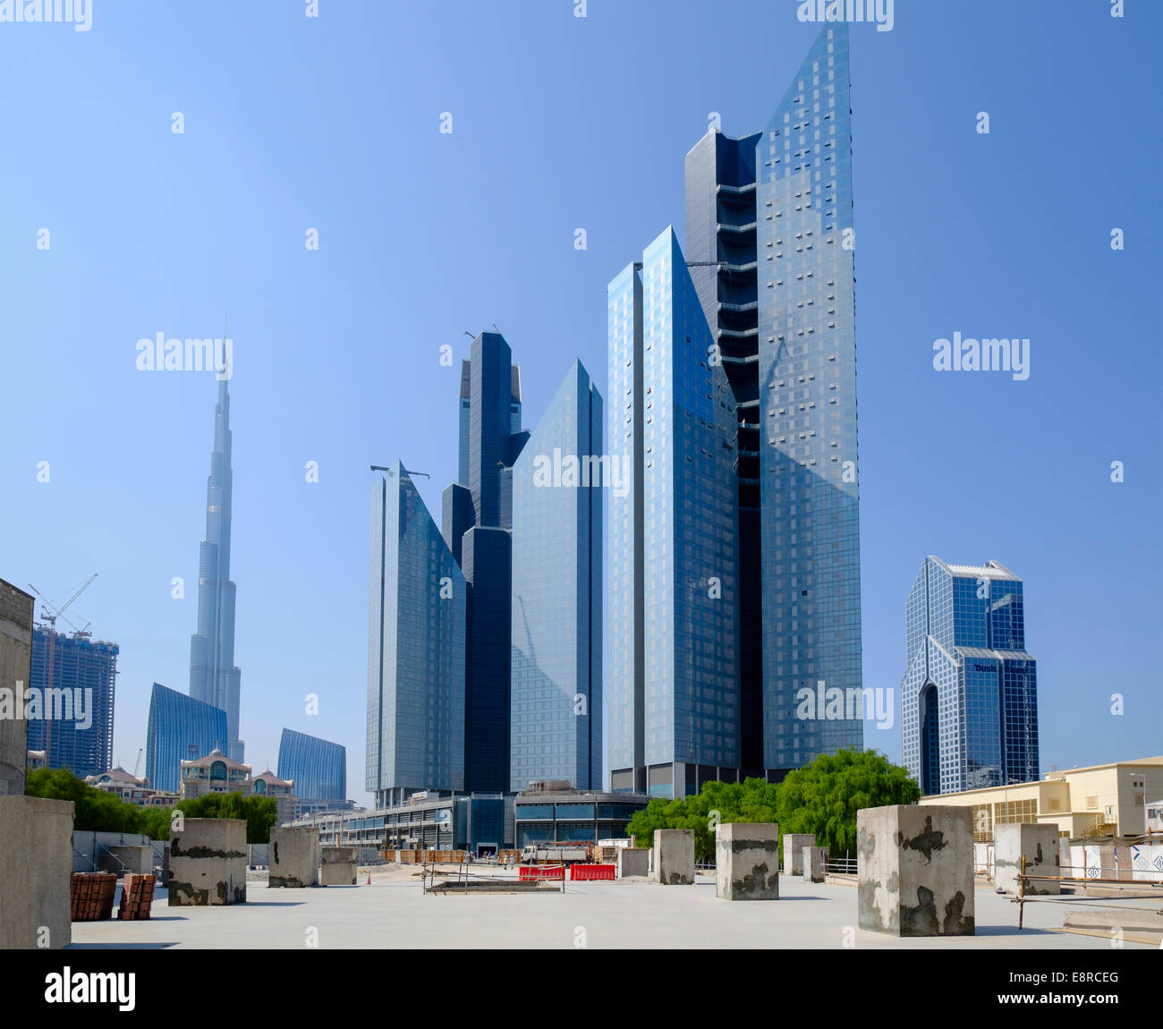 View of Central Park Towers residential and commercial property ...