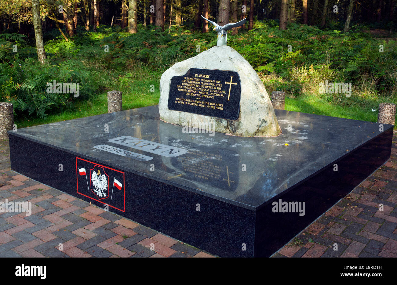 Katyn memorial in late summer Cannock Chase Area of Outstanding Natural ...
