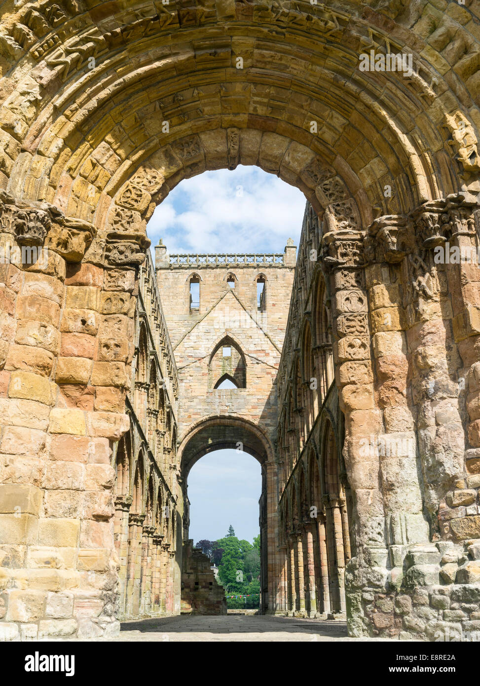 Jedburgh Abbey in the Scottish Borders, Scotland. (Large format sizes ...