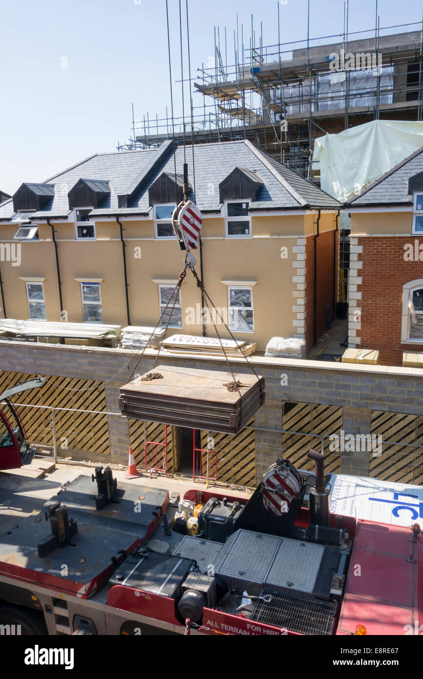 crane hook construction Stock Photo - Alamy