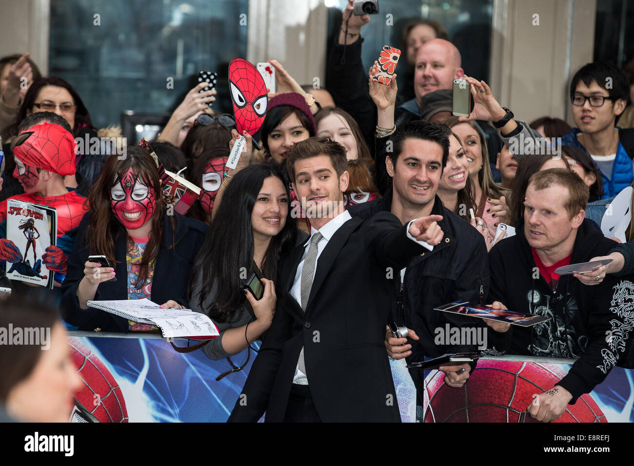 The World Premiere of 'The Amazing Spider-Man 2' held at the Odeon ...