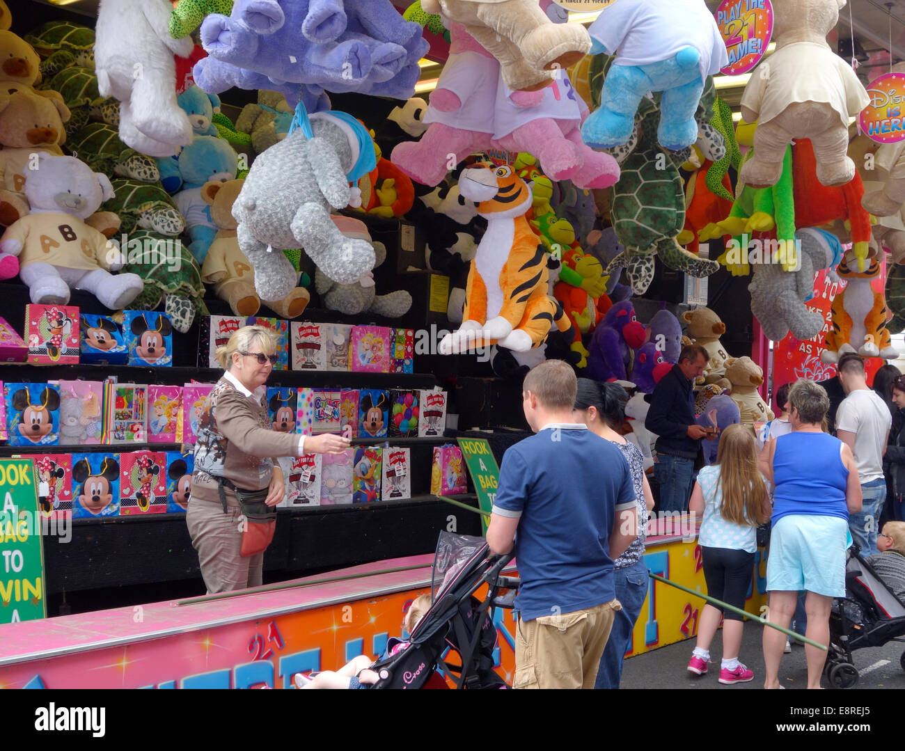 Cuddly Toy Stall, Stourbridge Carnival, Market St, Stourbridge, West ...
