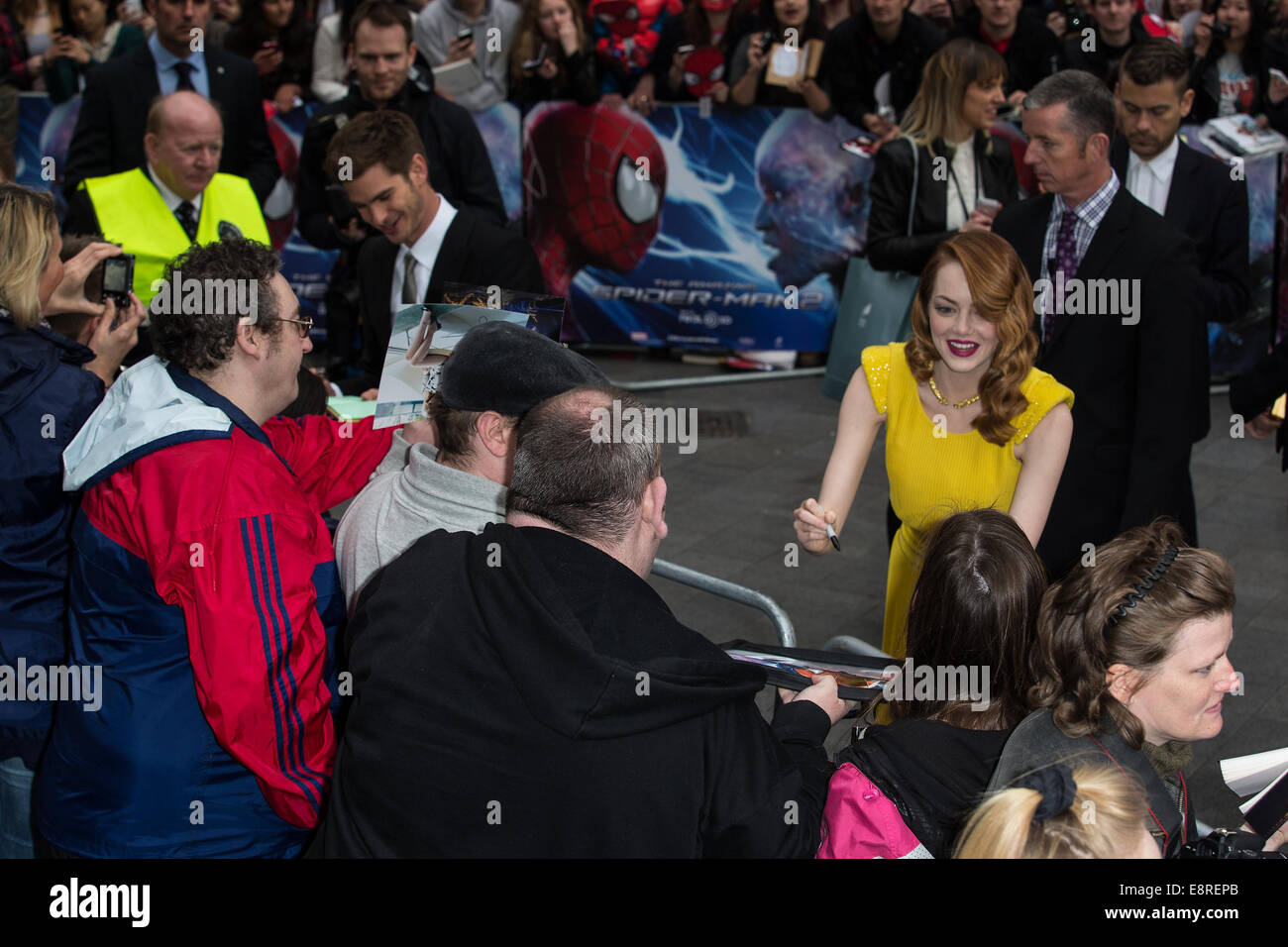 The World Premiere of 'The Amazing Spider-Man 2' held at the Odeon ...