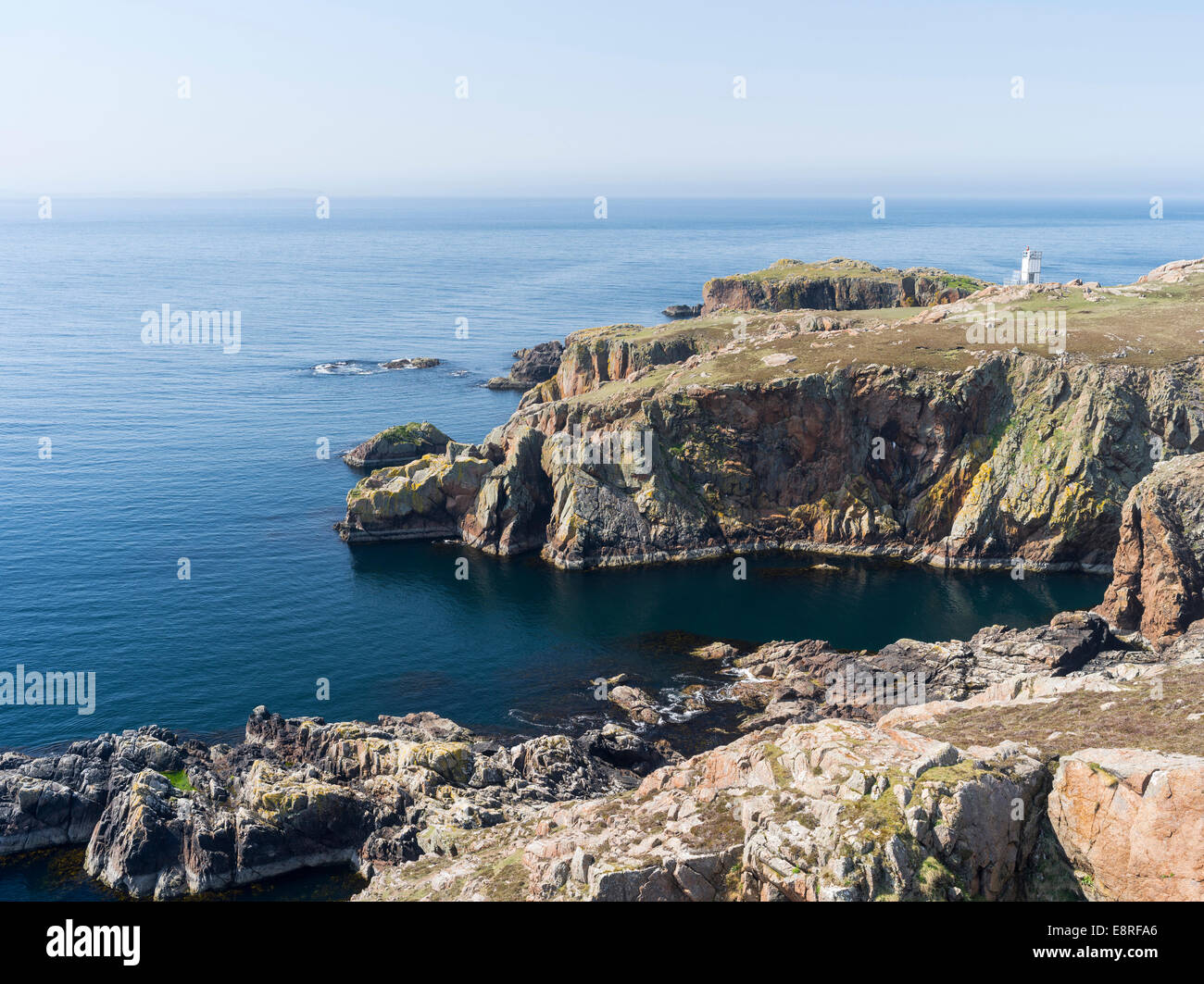 Muckle Roe (big red isle) is famous for the red, pristine granite ...