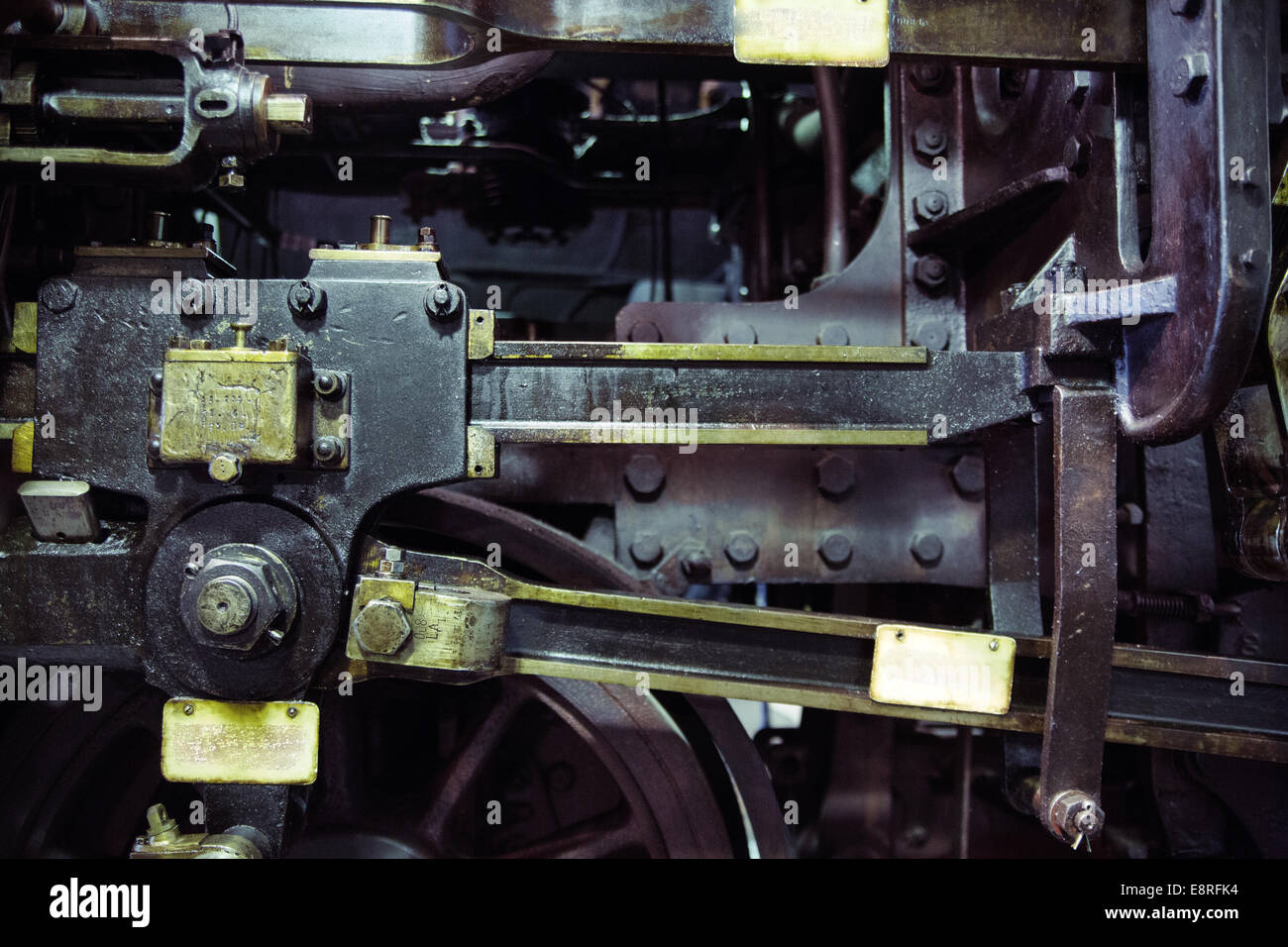 Picture presenting the old metal machine Stock Photo - Alamy