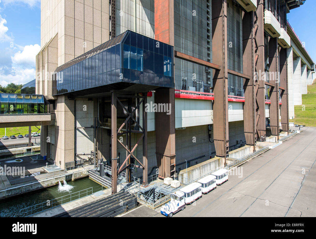 The ship lift of Strepy-Thieu, on the Canal du Centre, a UNESCO World ...