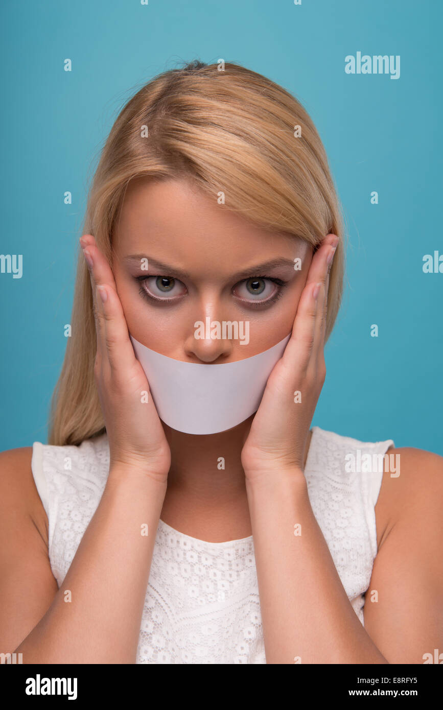Very beautiful TV presenter Stock Photo - Alamy