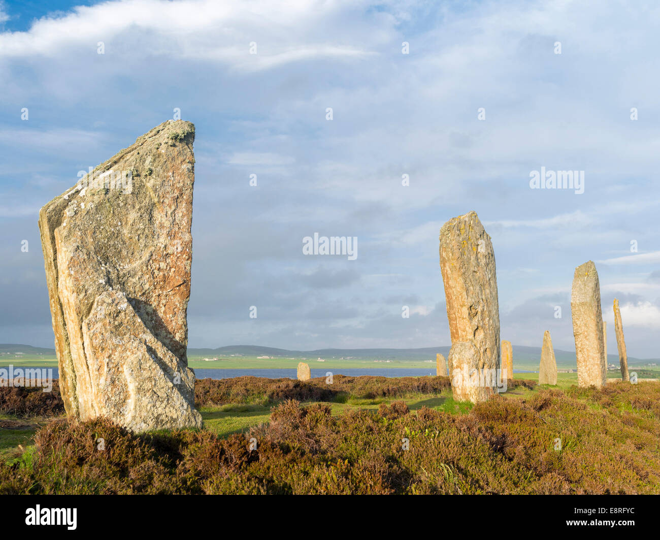 Ring of Brodgar, a UNESCO World Heritage Site, Neolithic henge monument ...