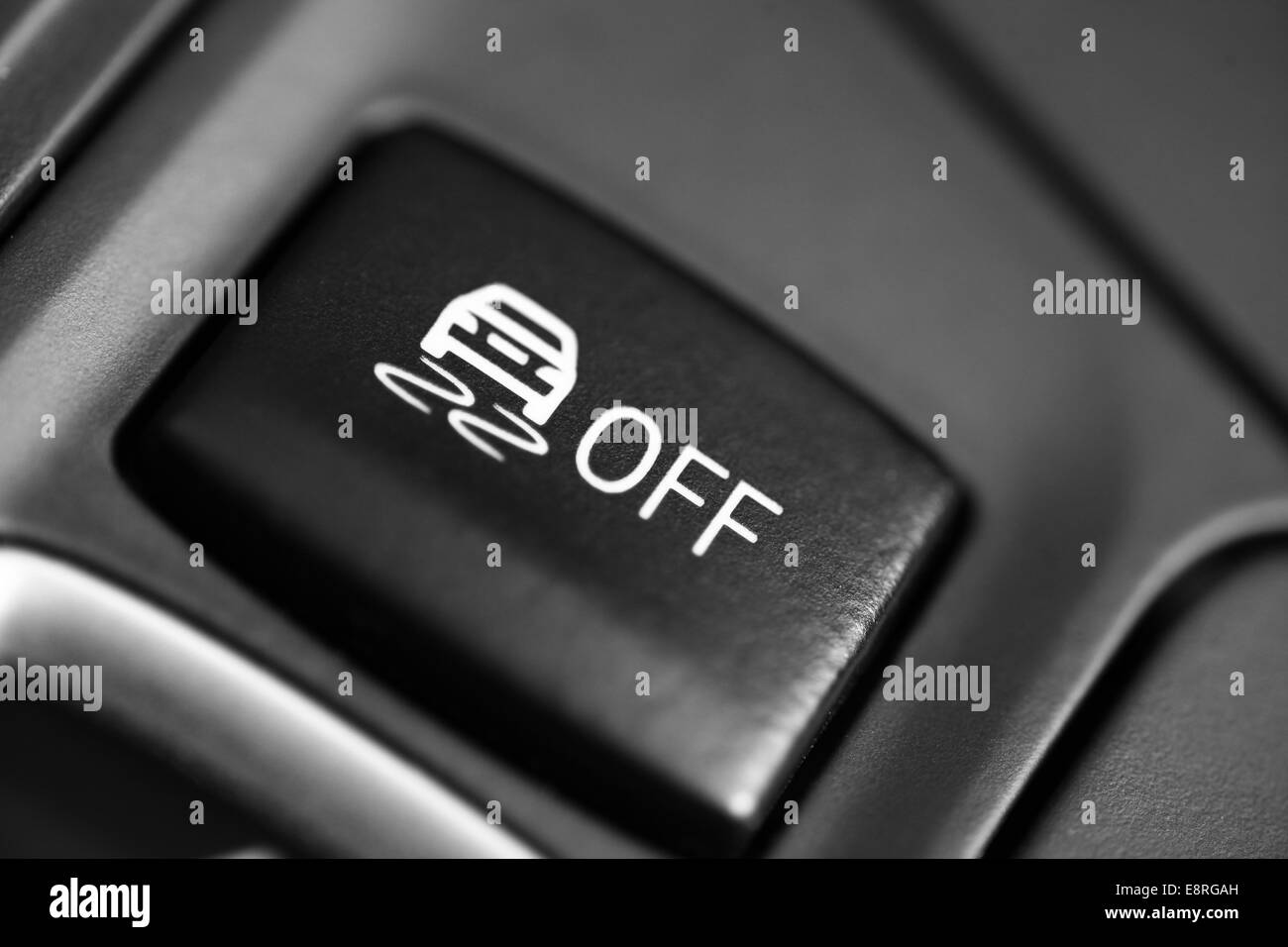 Close up shot of the ESP button in a car Stock Photo - Alamy