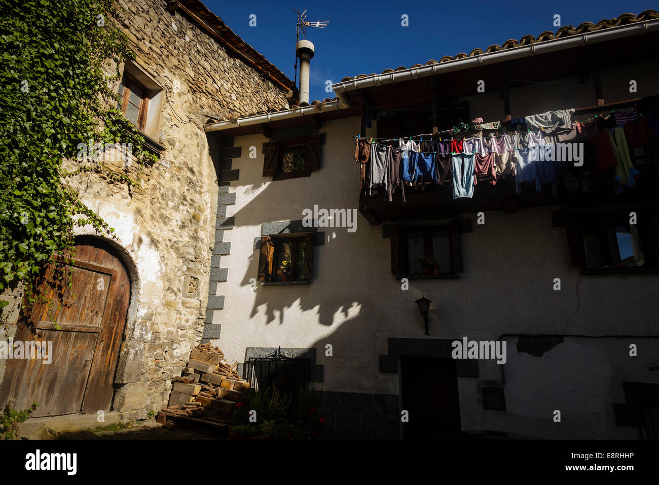 Burgi. Roncal Valley, Navarre. Spain Stock Photo - Alamy