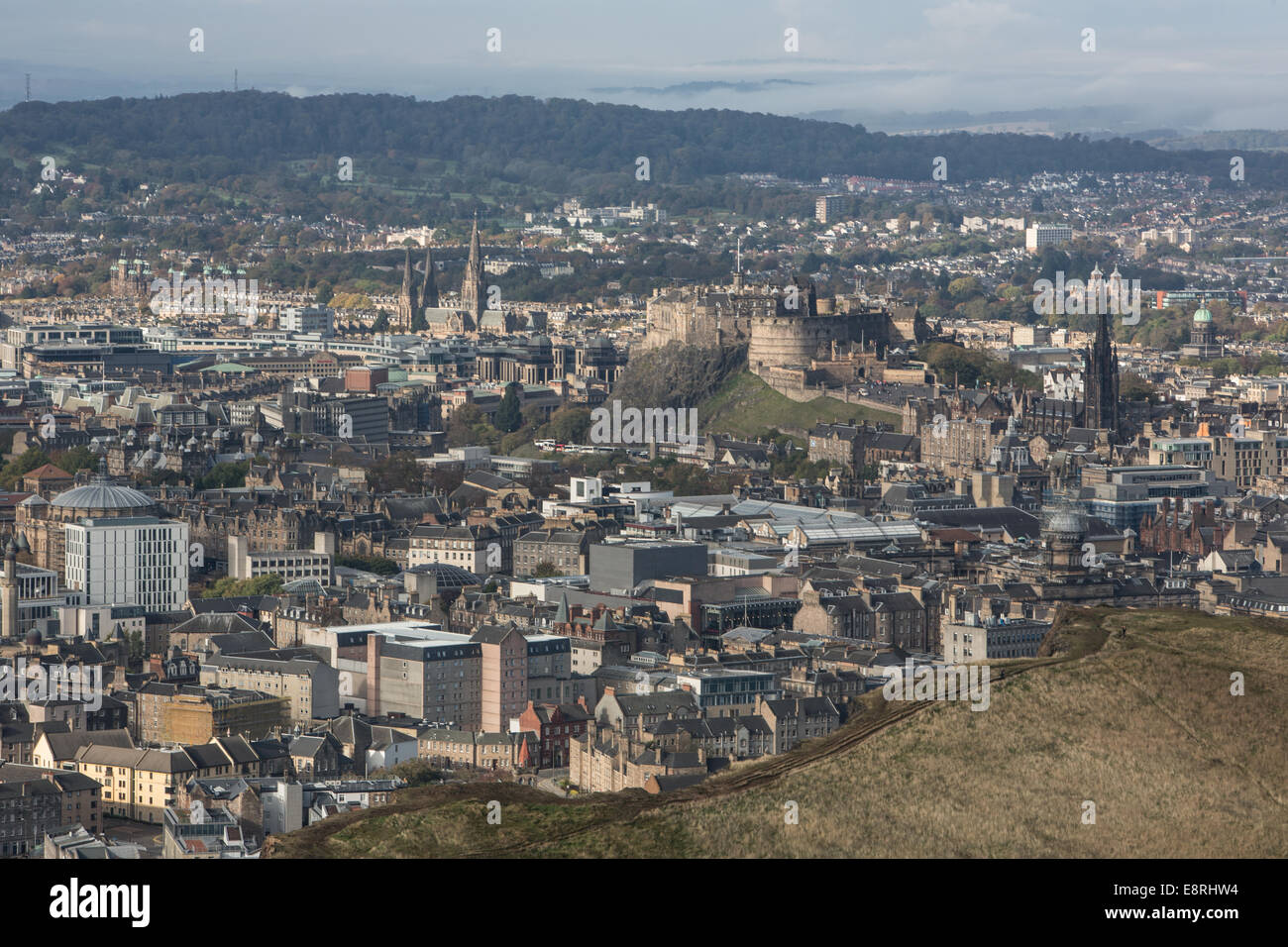 Aerial view edinburgh hi-res stock photography and images - Alamy