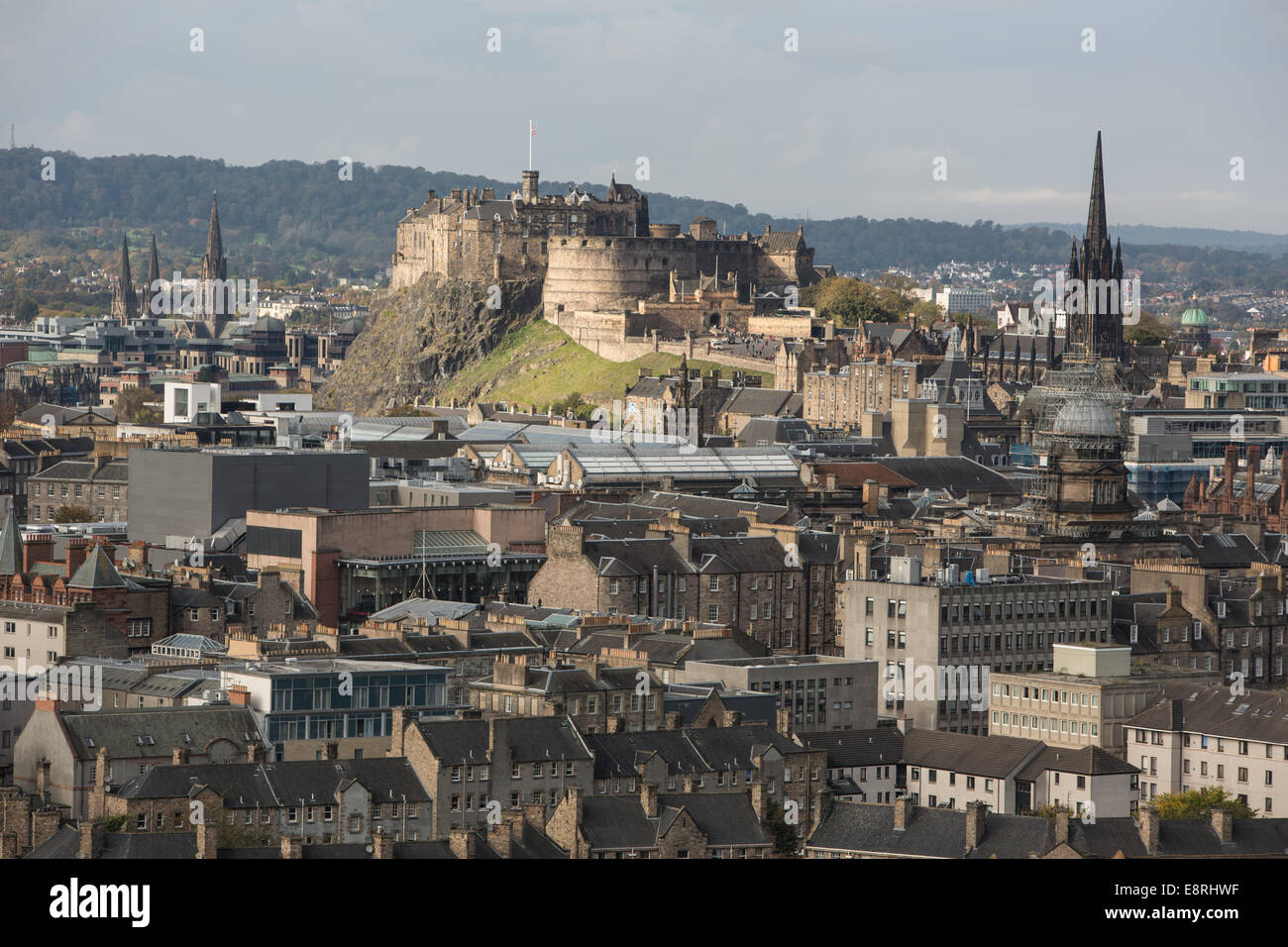 Aerial views of edinburgh hi-res stock photography and images - Alamy