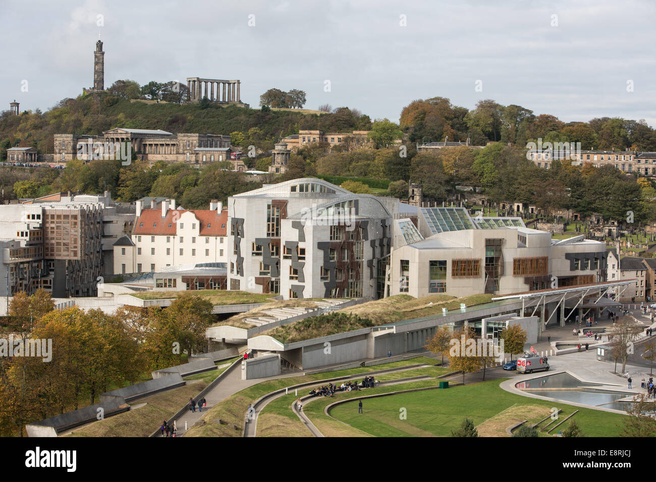 Aerial views of edinburgh hi-res stock photography and images - Alamy