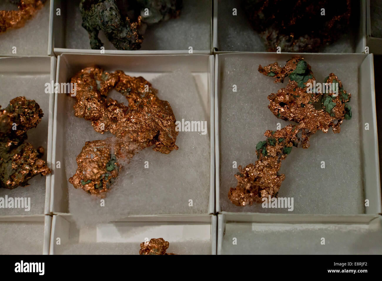 Native copper samples - USA Stock Photo - Alamy