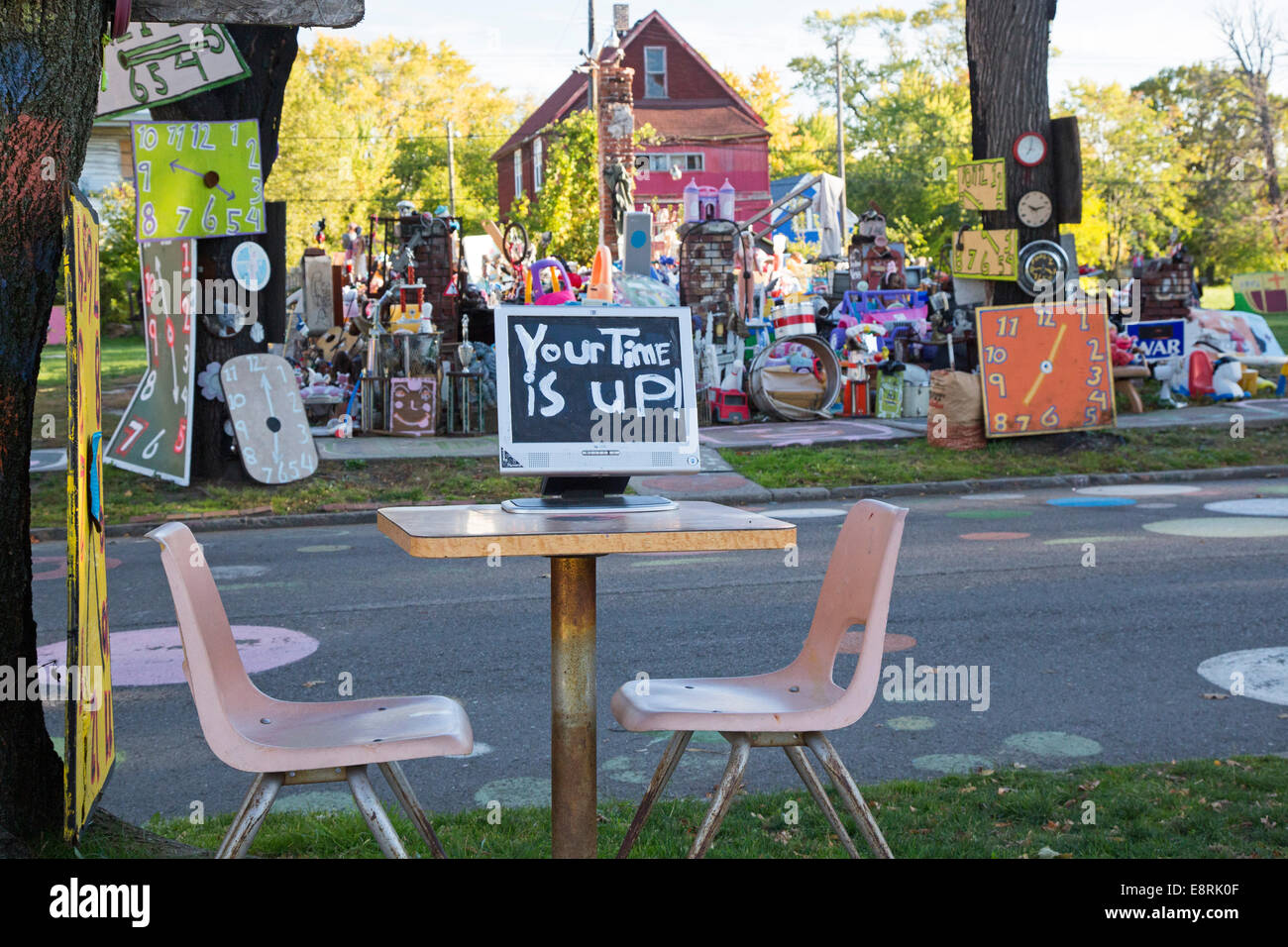 Detroit Michigan -- The Heidelberg Project, an outdoor public art ...
