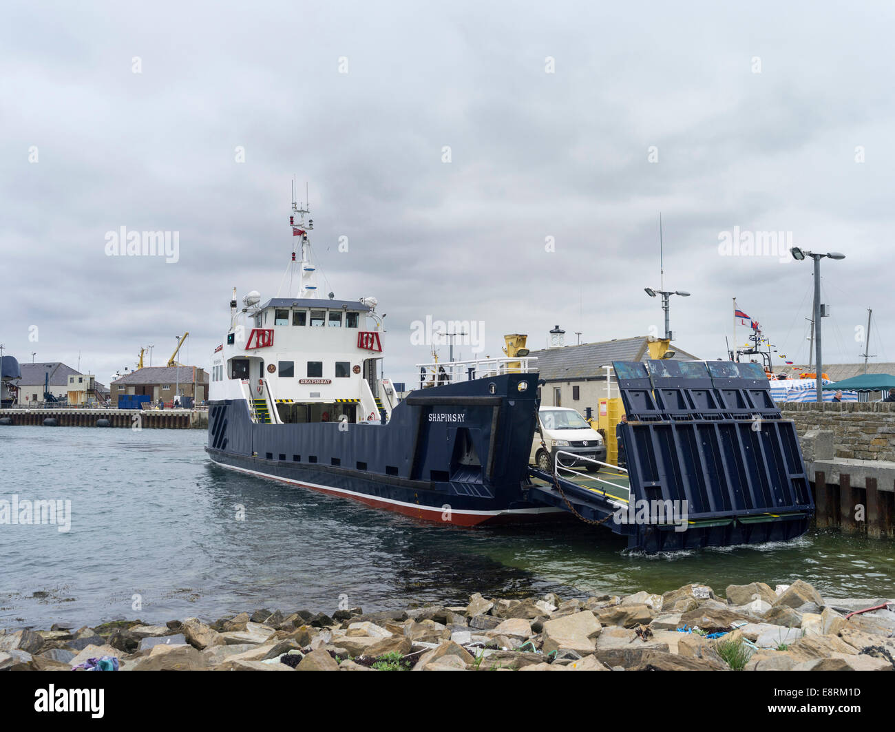 Traditional harbor near the old town waterfront, jetty for ferries to ...
