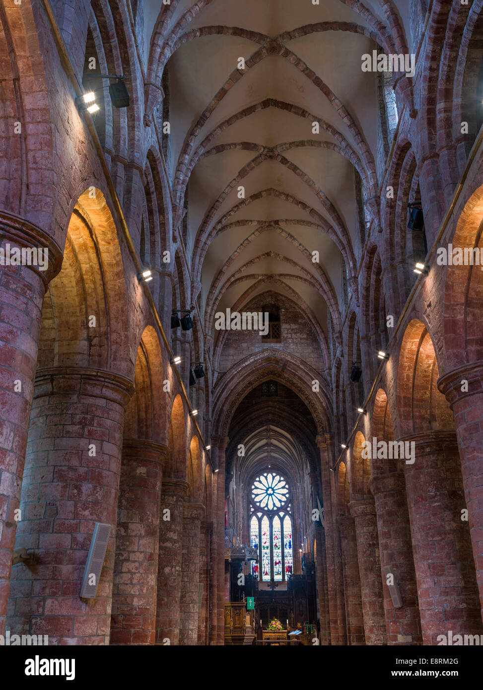 St. Magnus Cathedral, famous for its use of different colored stones ...
