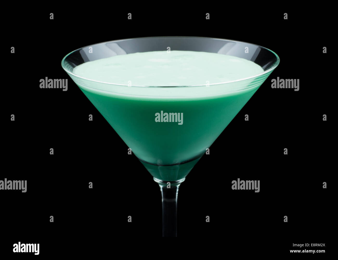 Green cream cocktail hi-res stock photography and images - Alamy
