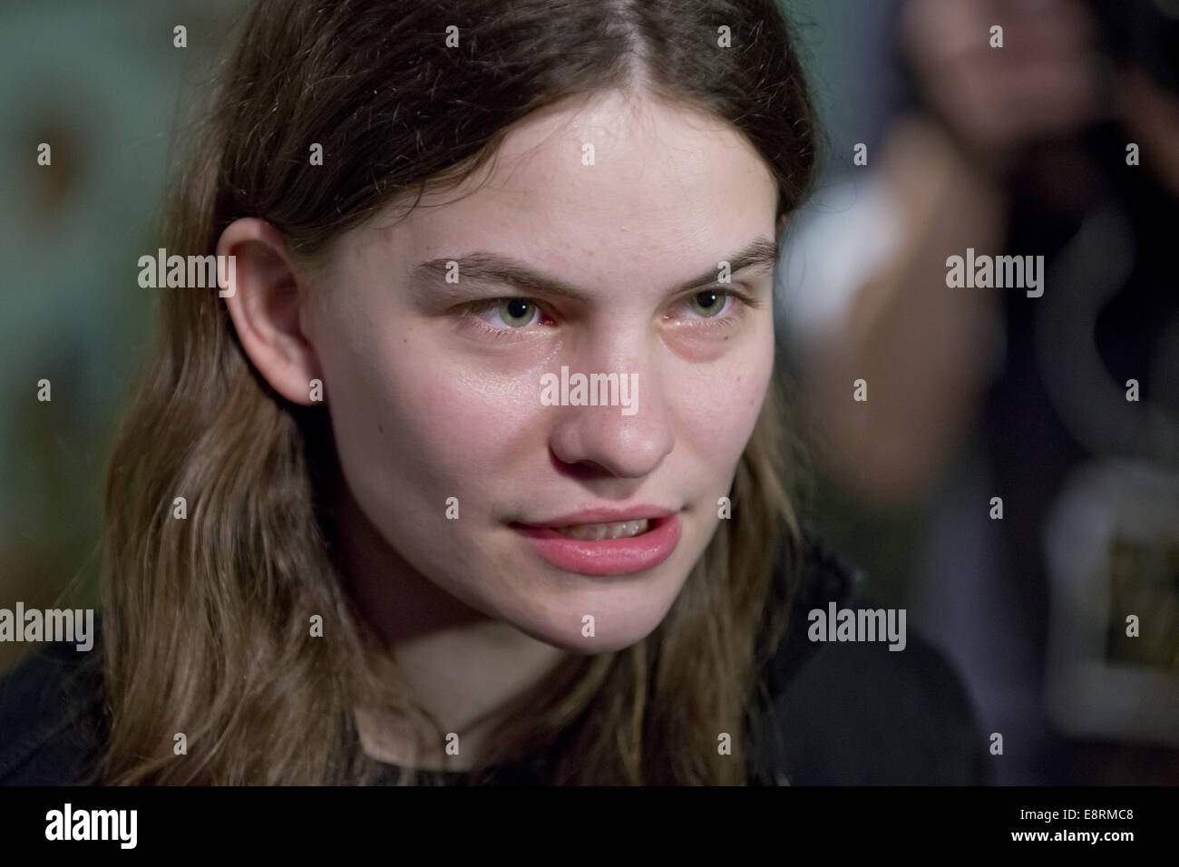 The singer Eliot Sumner, daughter of musician Sting, at the clothing ...