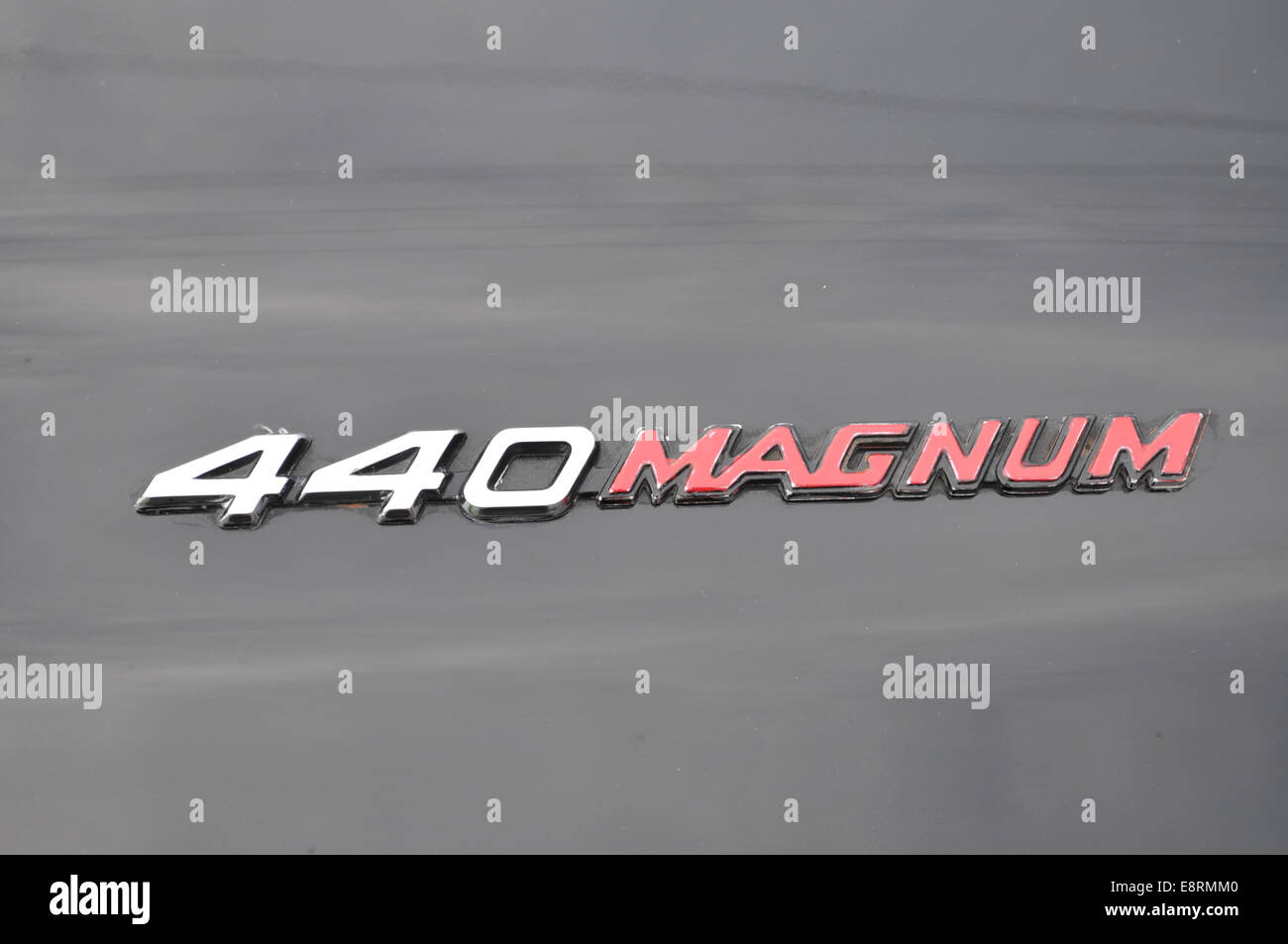 A 440 Magnum hood decal Stock Photo - Alamy