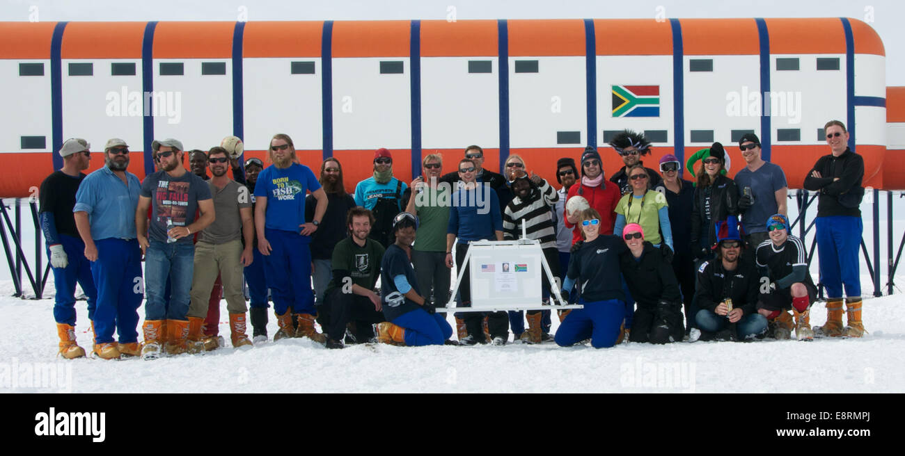 A group picture of all the researchers – from various science projects ...