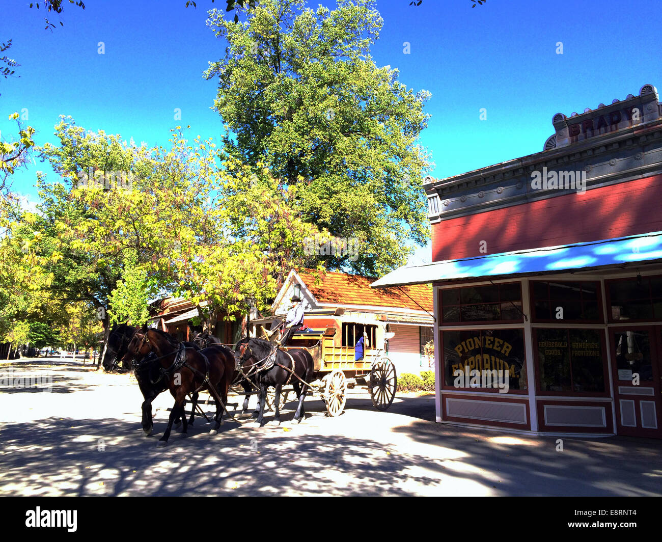 Stagecoach california hi-res stock photography and images - Alamy