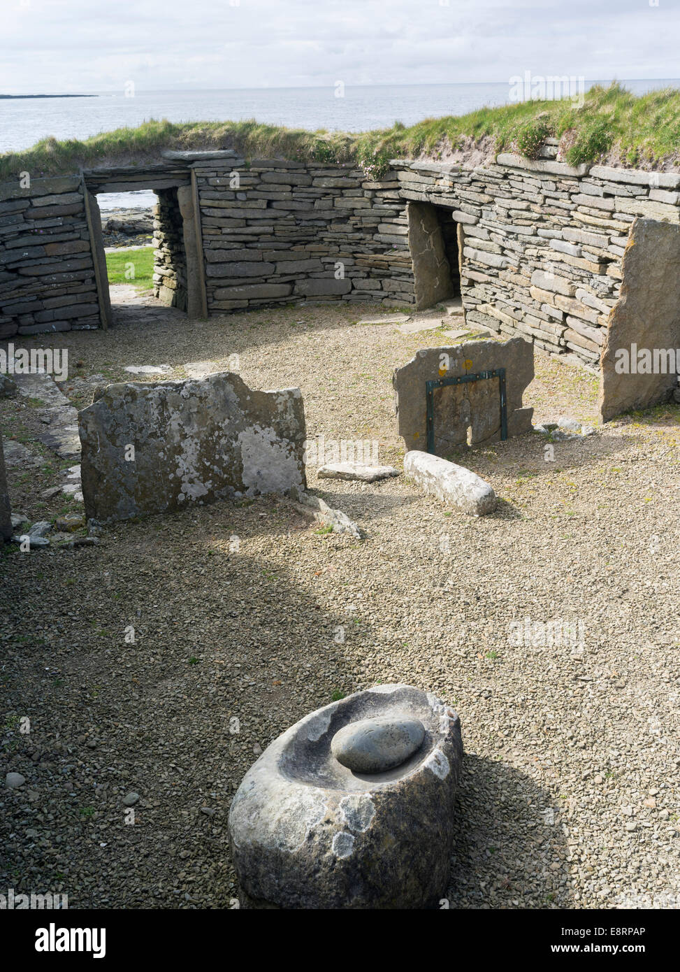 Quern stone neolithic hi-res stock photography and images - Alamy